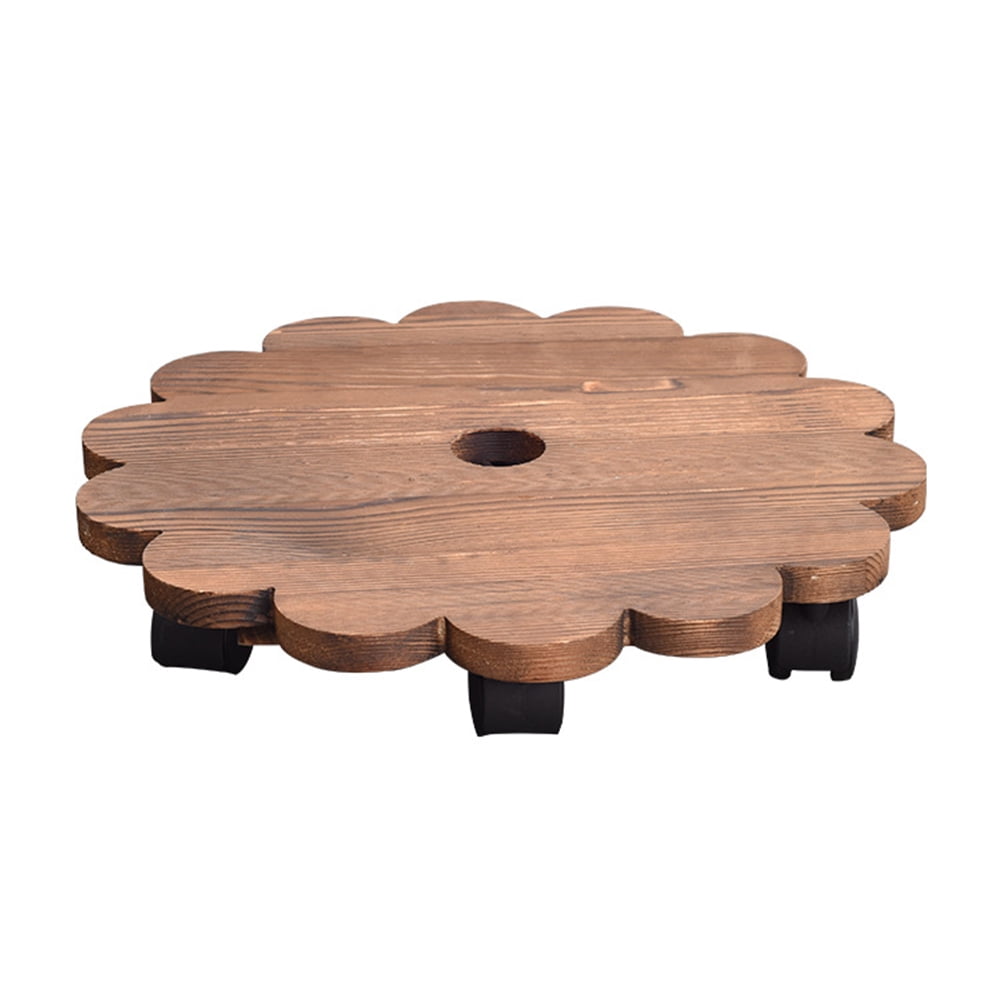 Worgeous Flower Pot Tray Indoor Plant Stand Saucer with Wheels ... Worgeous Flower Pot Tray Indoor Plant Stand Saucer with Wheels ...