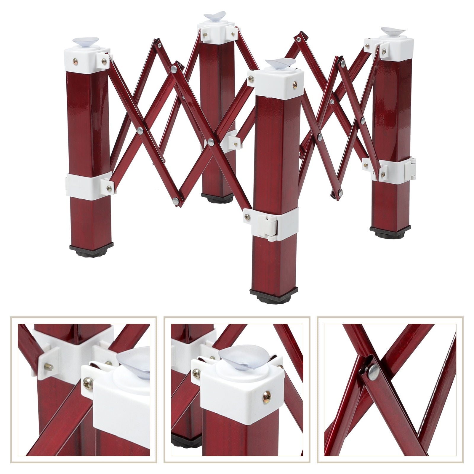 RENACLIPY Metal Folding Table Legs, Height Adjustable, Portable and ...