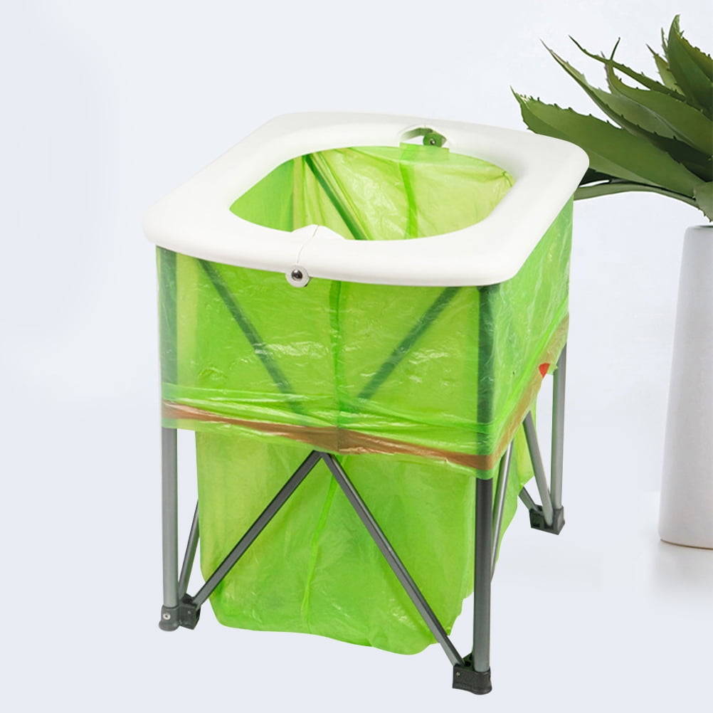 Worgeous Folding Toilet Foldable Camping Potty Bowl Portable Refuse ...