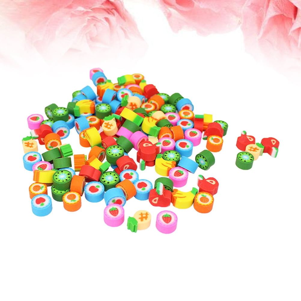 Worgeous Fruit-Shaped Rubber Pencil Erasers for Student Use Assorted ...