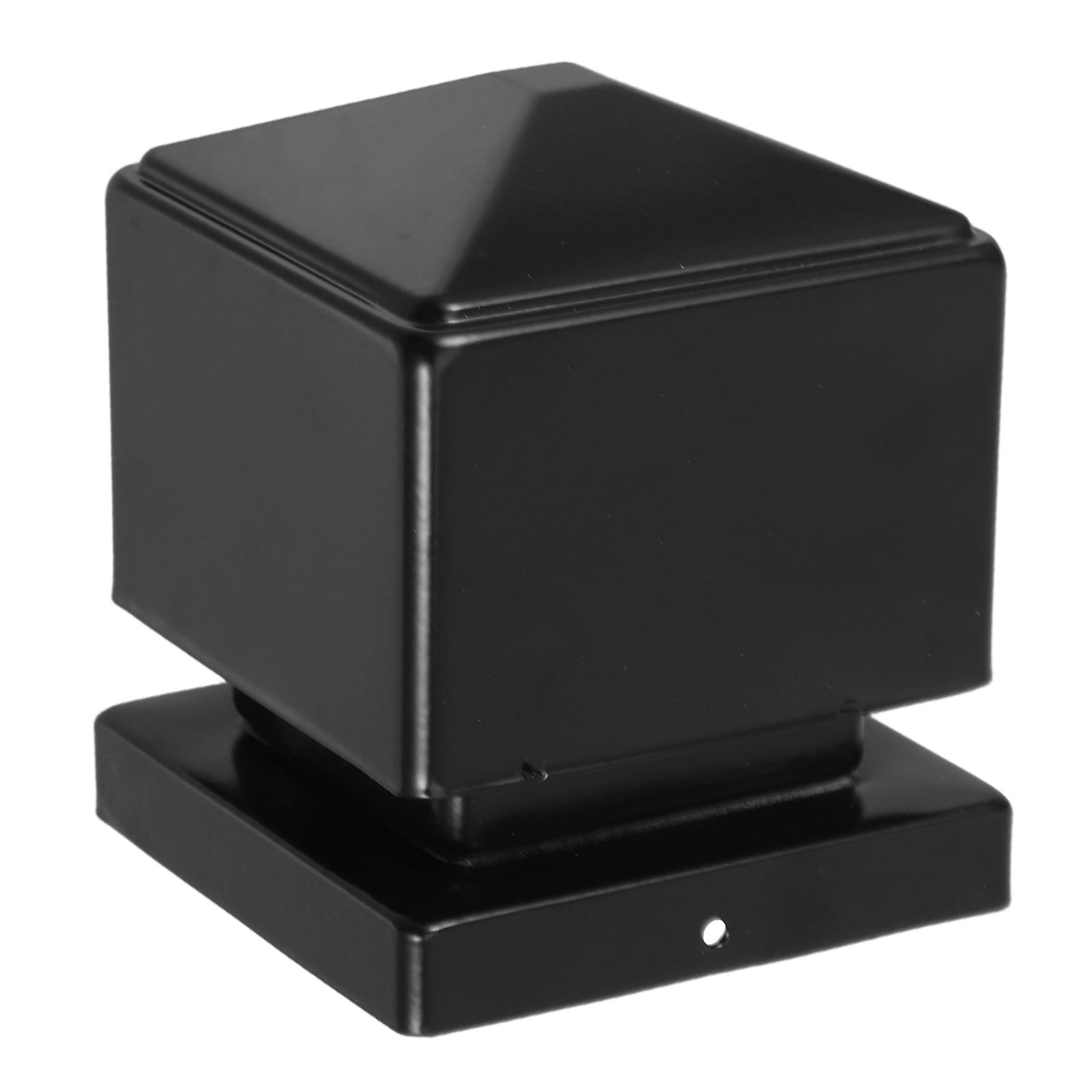 Worgeous Galvanized Fence Post Cap Pyramid Post Cap Cover Metal Mailbox ...