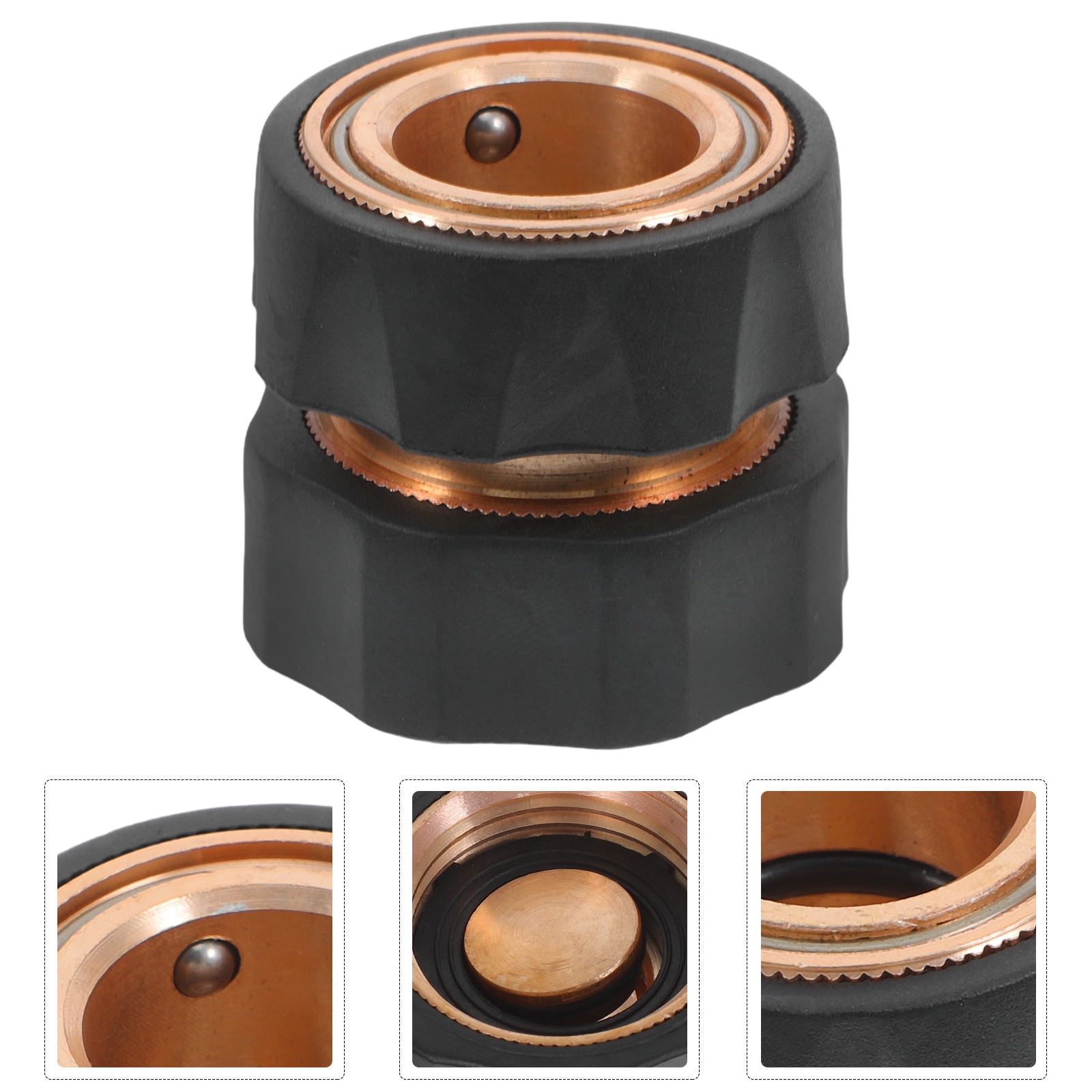 Worgeous Garden Hose Quick Connect Fitting Hose Connector Leak-Proof ...