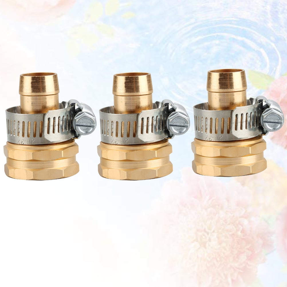 SWETRACE Garden Hose Coupling Copper 3Pcs 8 x 3 x 1.6 Cm - Walmart.com