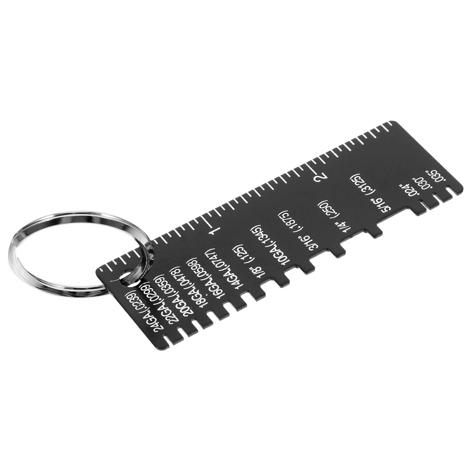 Worgeous Gauges Weld Inspection Ruler Work 7.00X2.50X0.10CM Black ...