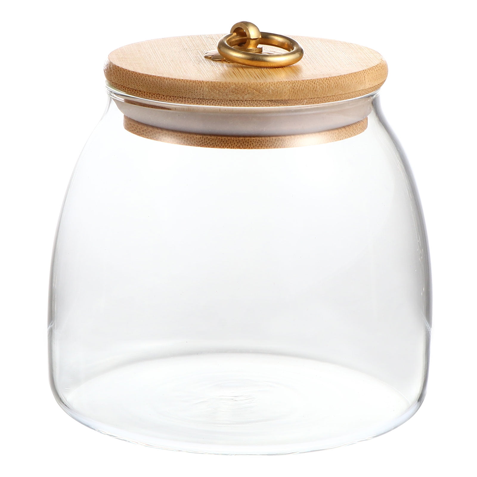 Worgeous Glass Storage Jar Tea Containers Compartment Airtight Food ...