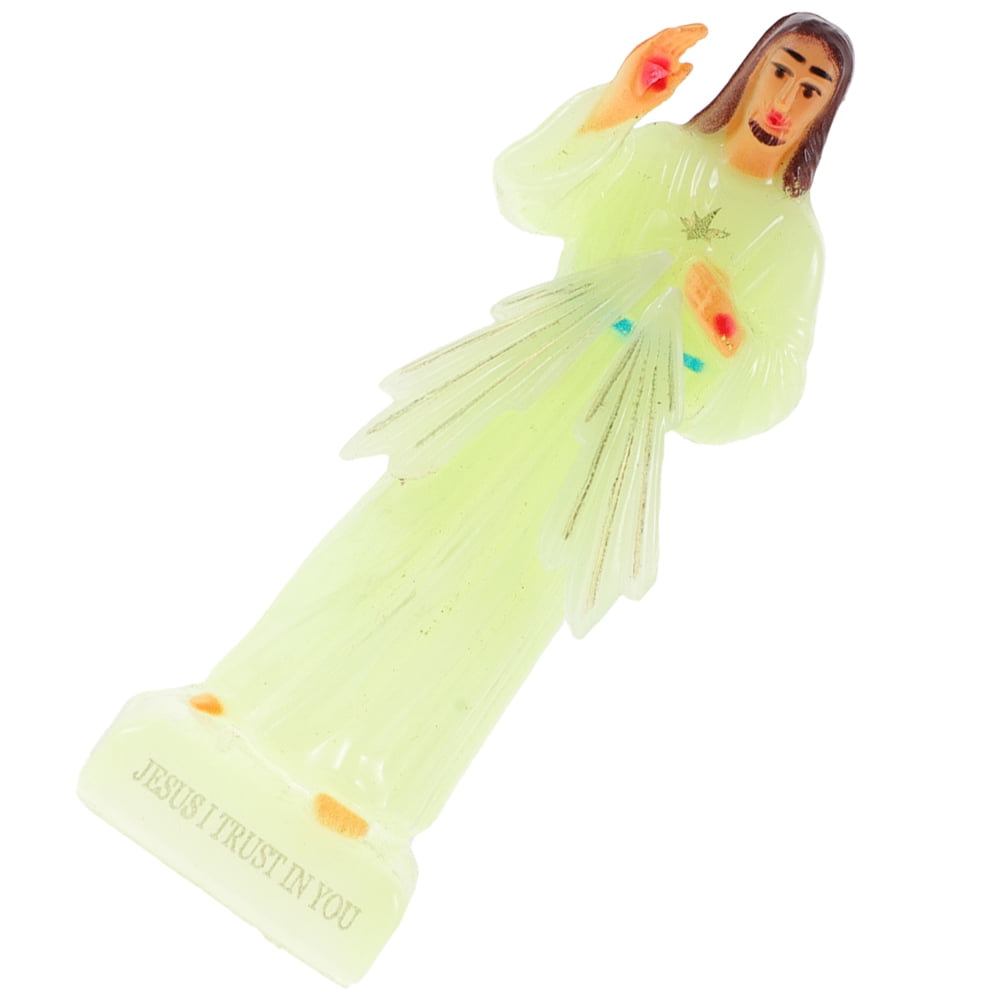 Worgeous Glow in The Dark Jesus Statue Luminous Jesus Religious ...