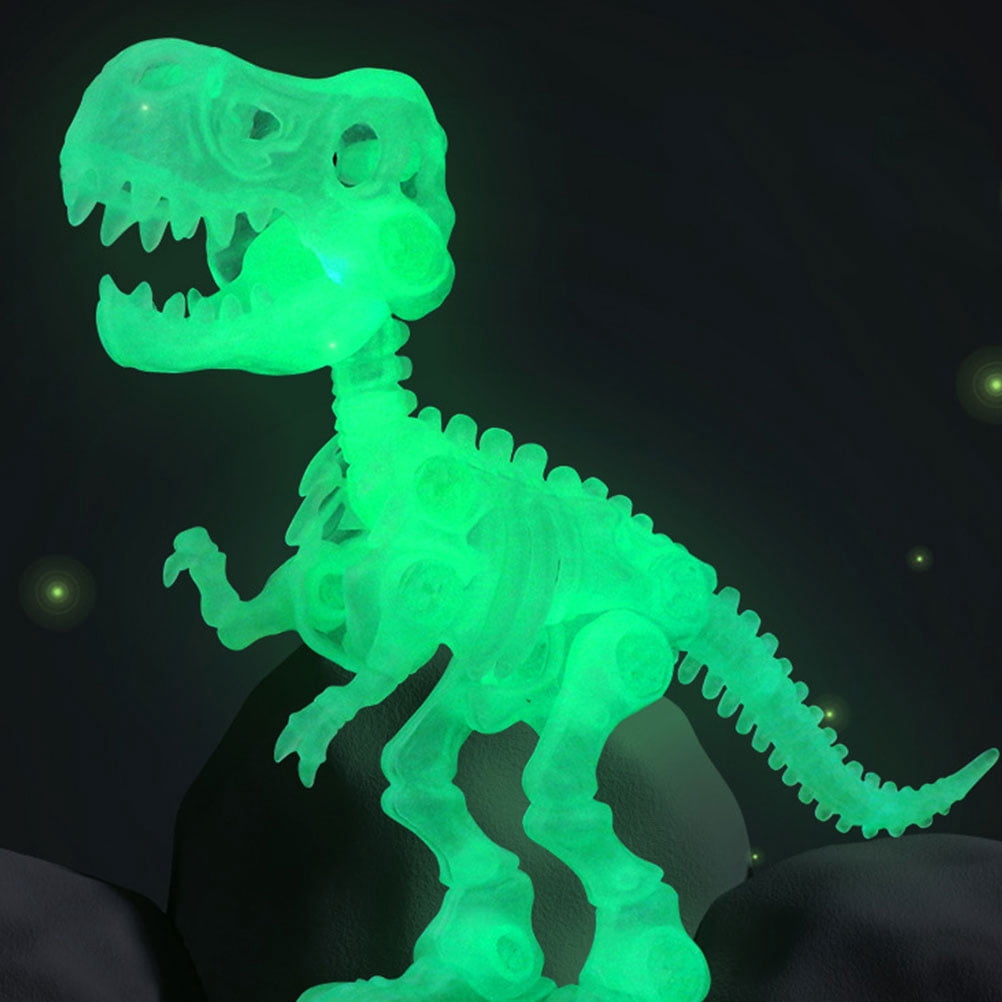 Worgeous Glow in the Dark Dinosaurs Skeletons Model for Kids ...
