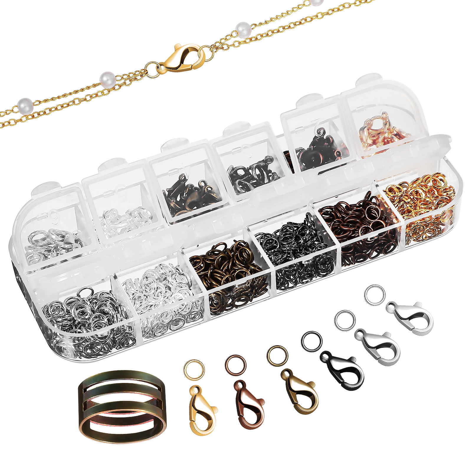 Worgeous Gold Filled Clasp Double Jewelry Split Rings The Lobster ...