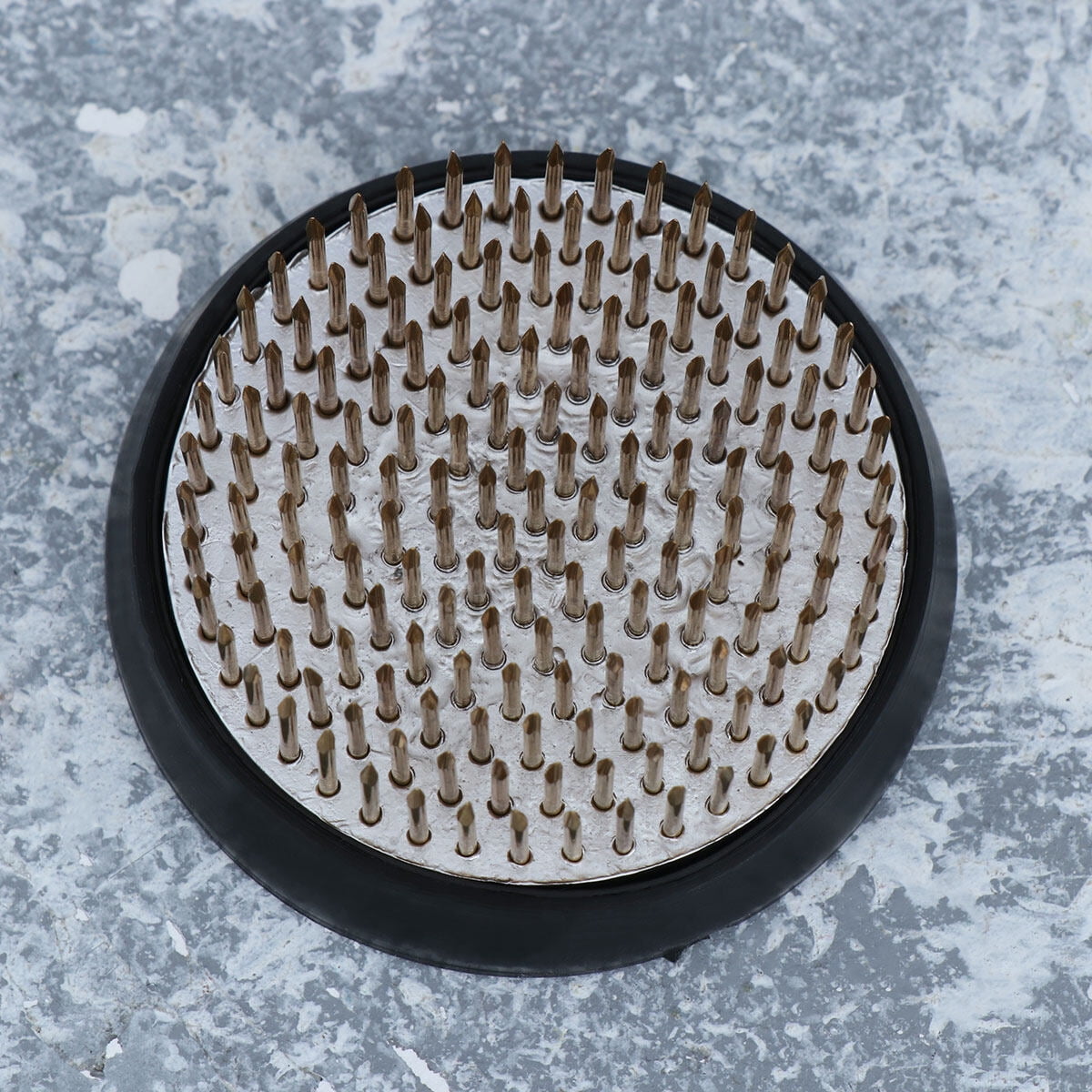 RENACLIPY Copper Flower Pin Frog Brooch Golden Round Design 1 Set ...