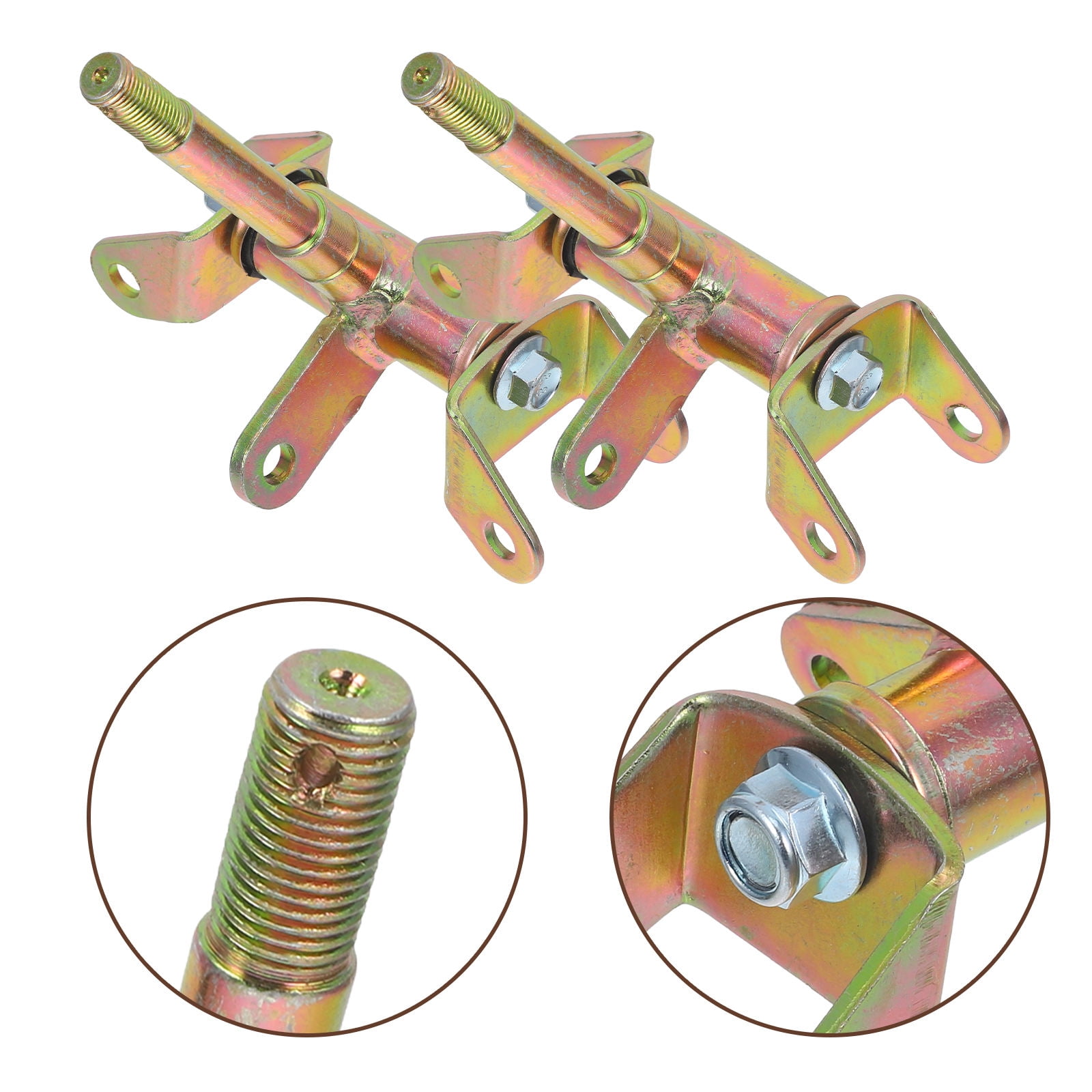 Worgeous Golden Steel Steering Struts Replacement for ATV UTV Go Kart ...