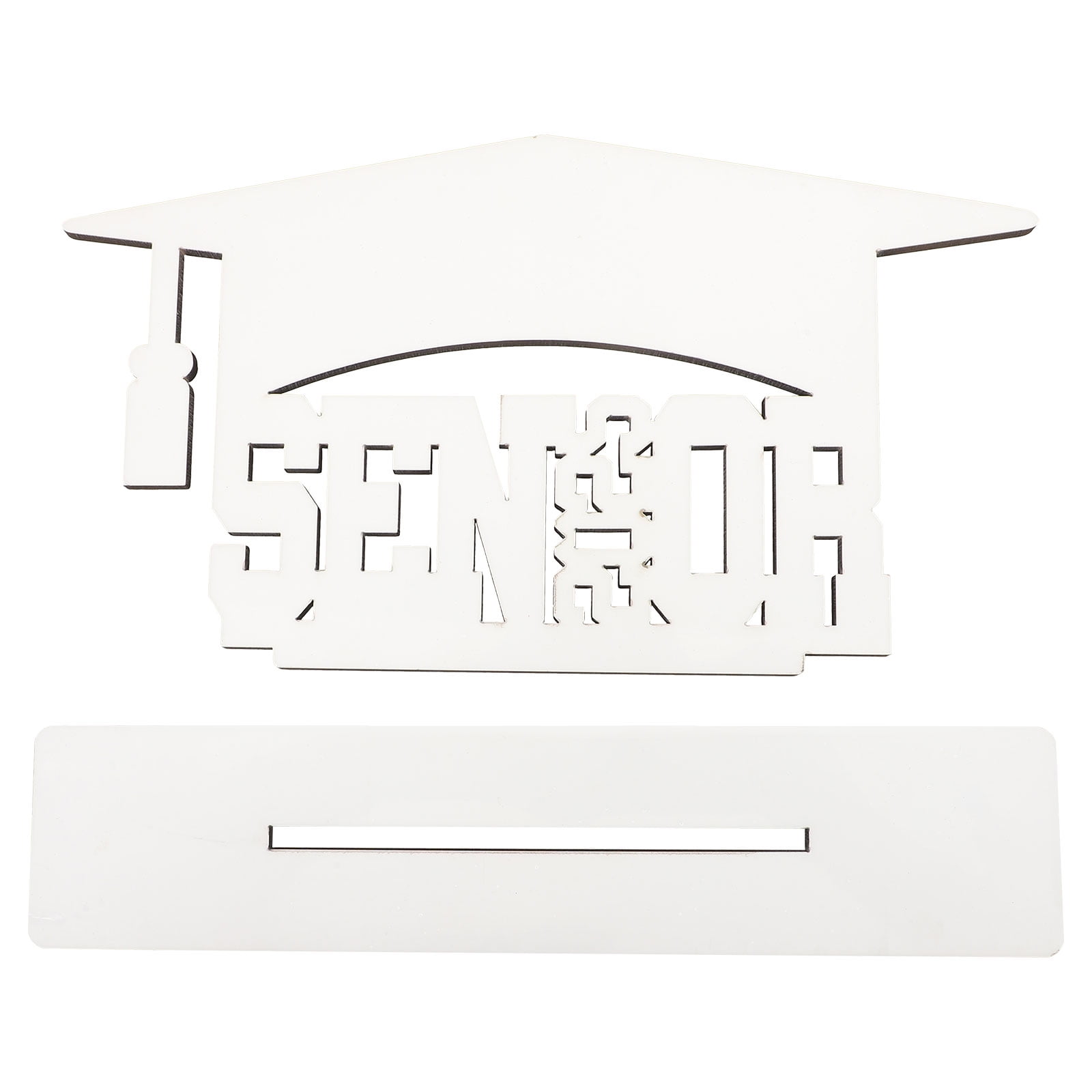 Worgeous Graduation Wooden Table Sign Senior 2025 Diy Craft Sublimation ...