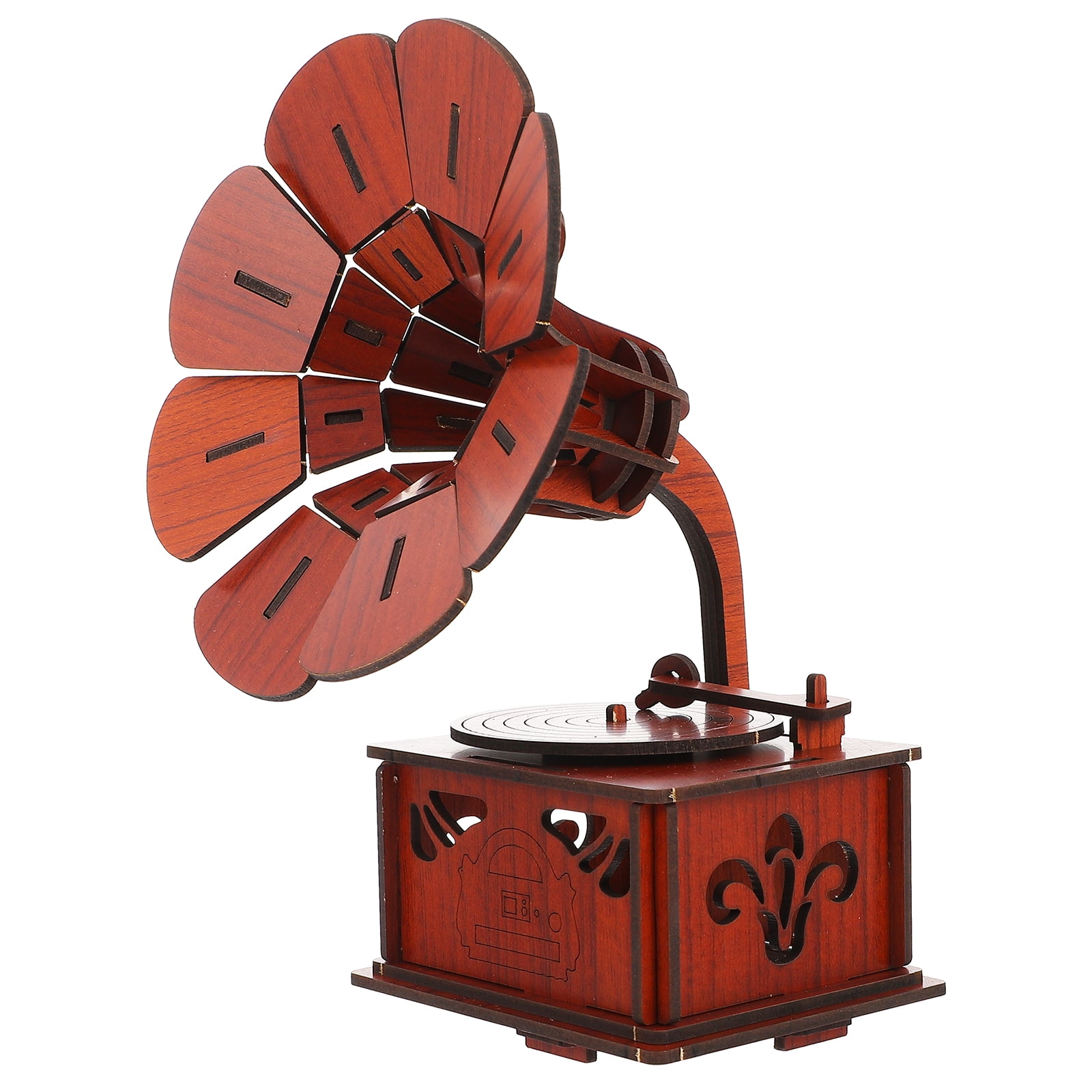 Worgeous Gramophone Puzzle Matchstick Model Kits Mechanical Child Toy ...