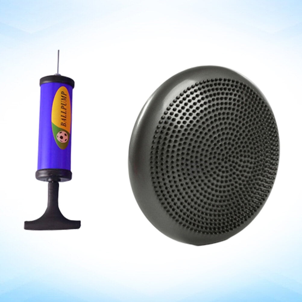 Worgeous Grey PVC Balance Disc for Exercise Promotes Stability Relieves ...