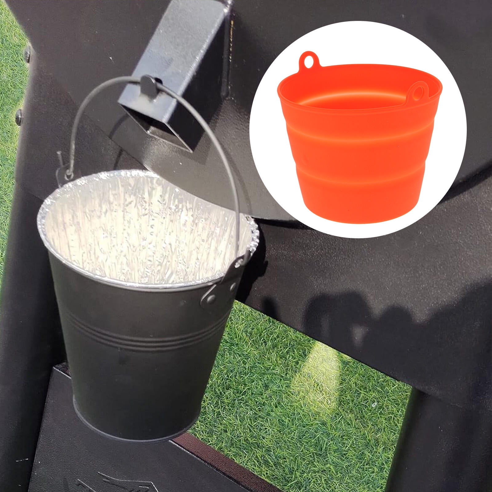 Worgeous Grill Oil Bucket Liner Cooking for Barbecue Charcoal Grills ...