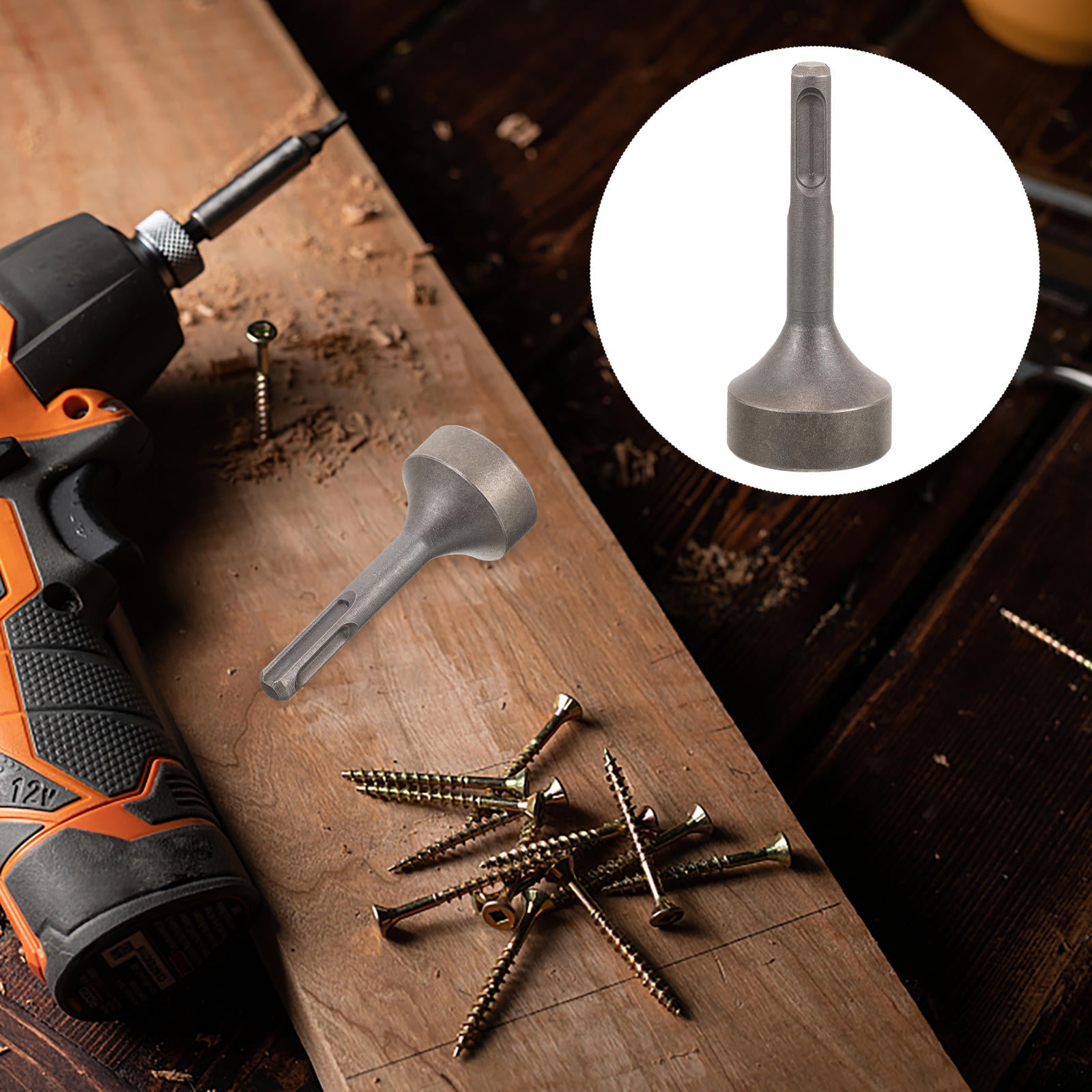 Worgeous Grounding Rod Driver Hammer Drills Rod Driver Grounding Driver ...