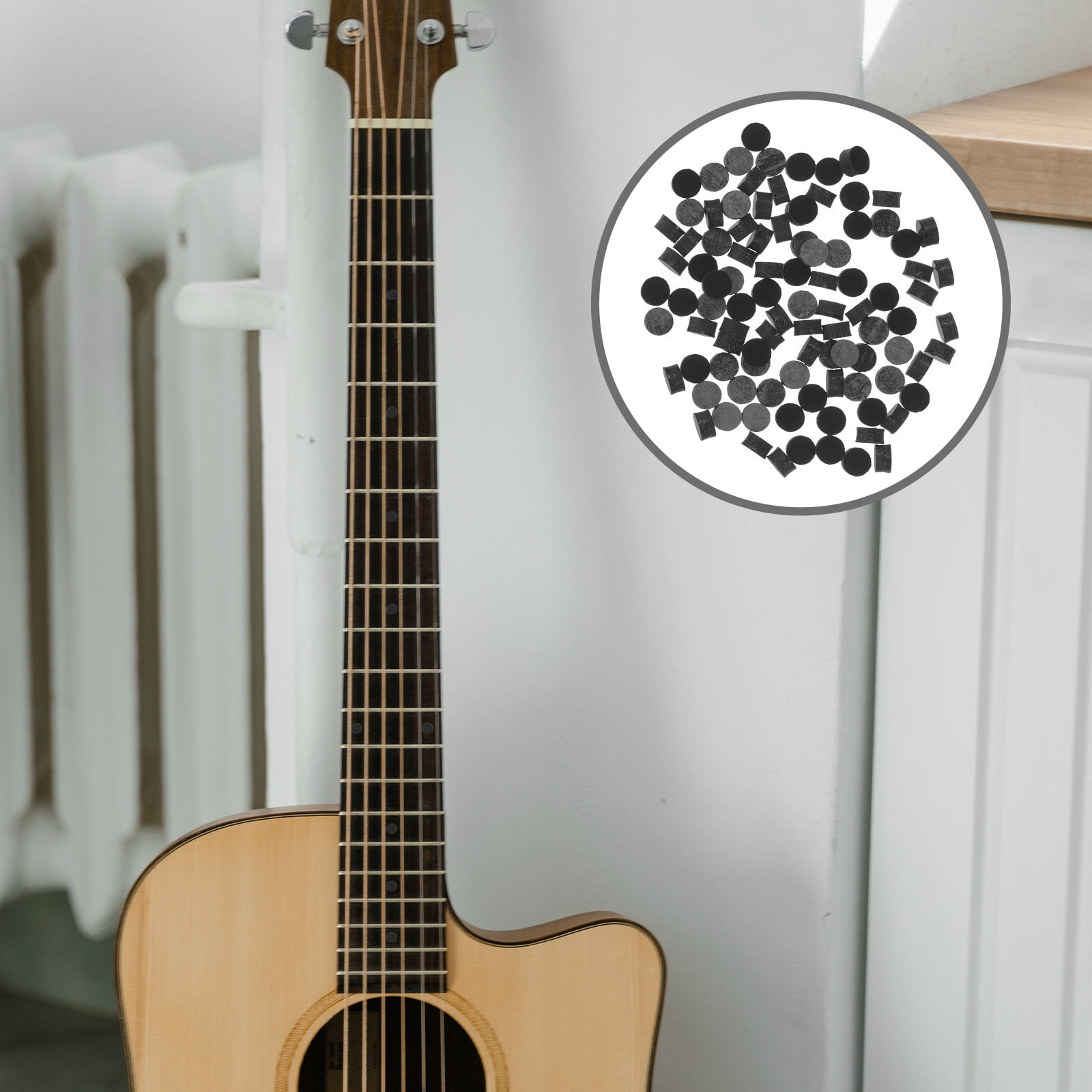 Worgeous Guitar Inlays 100Pcs Acrylic Inlay Dots for Fret ...