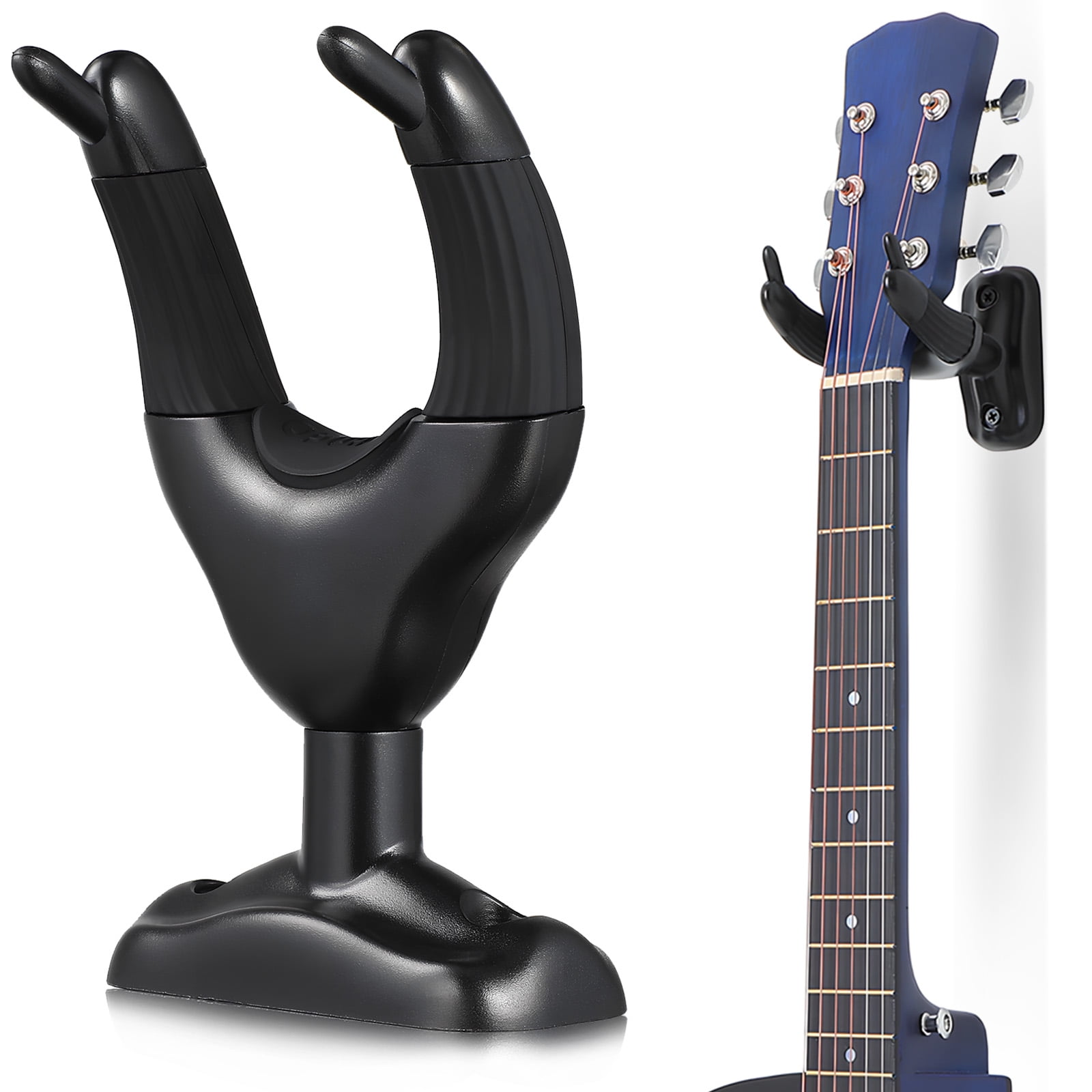 Worgeous Guitar Wall Mount Guitar Holder Wall Mount Guitar Stand Wall ...