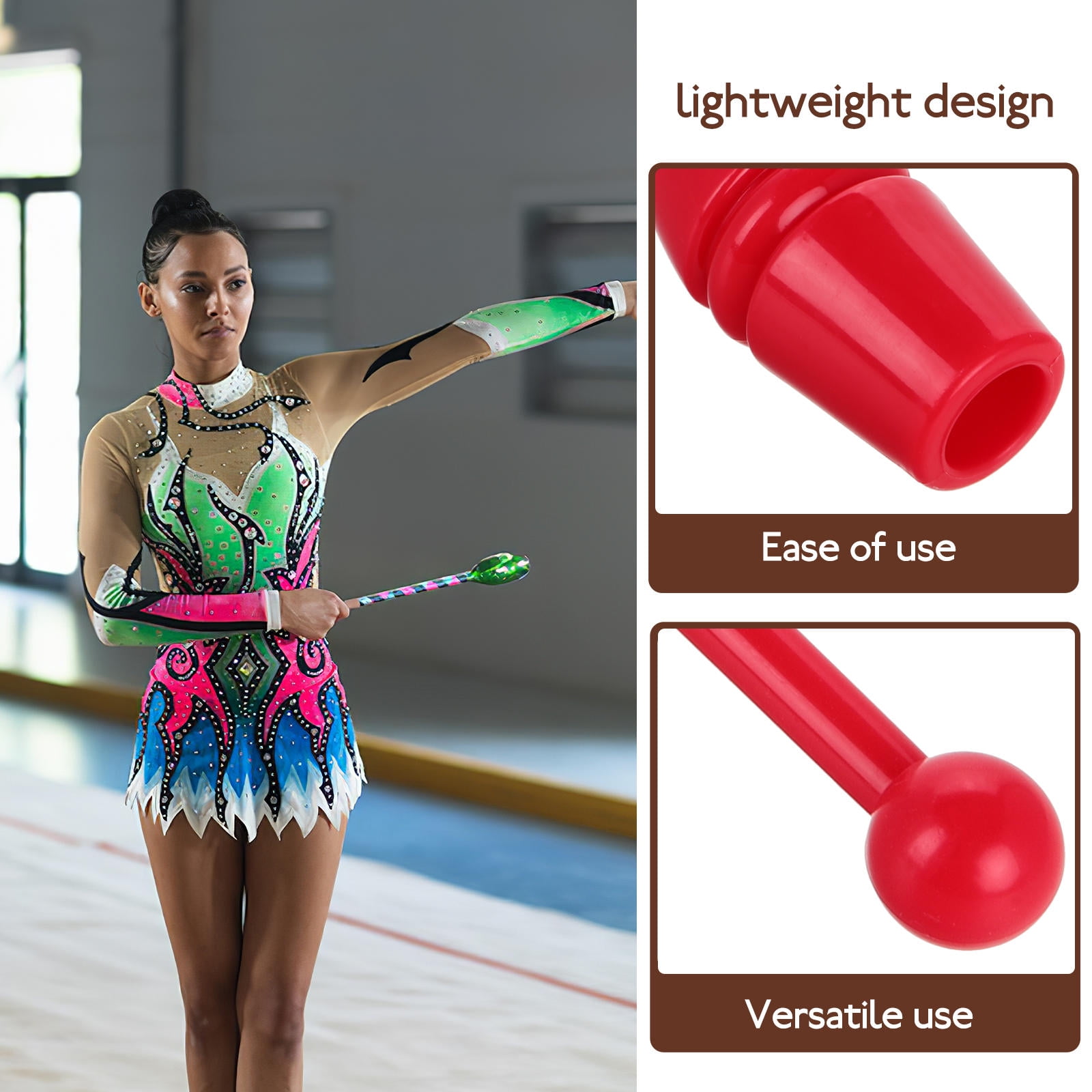 Worgeous Gymnastics Stick Clubs for Artistic and Rhythmic Gymnastics ...