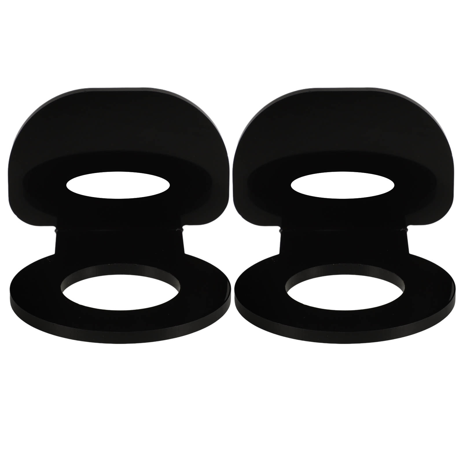 Worgeous HOMEMAXS 2 Pcs Acrylic Small Balls Holder Wall Mount Display ...