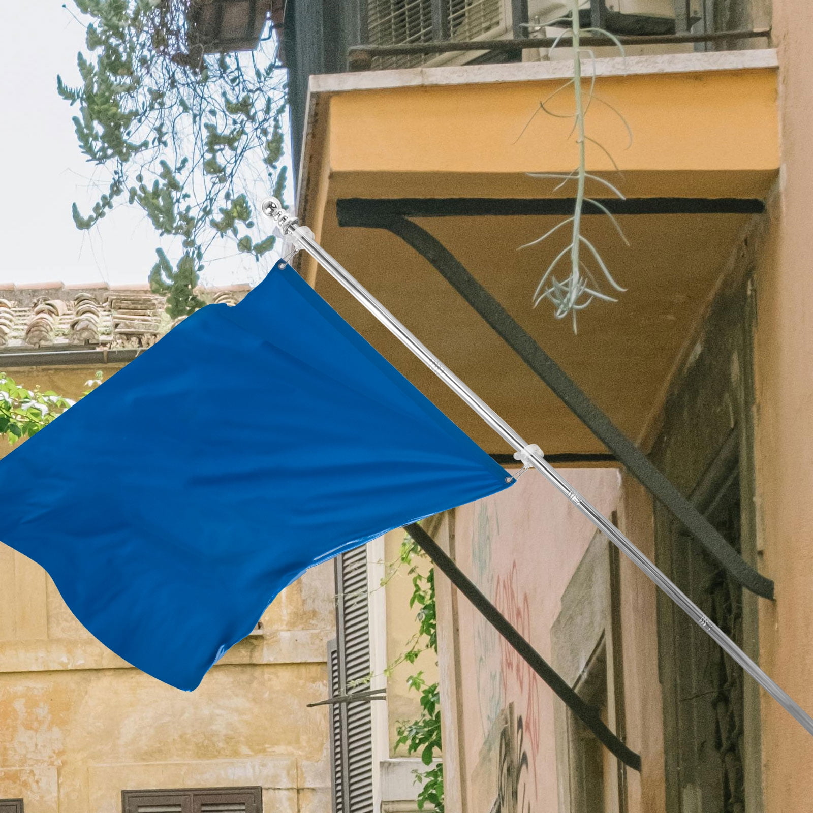 Worgeous Flag Mounting Rings Plastic Transparent 4Pcs for Easy ...