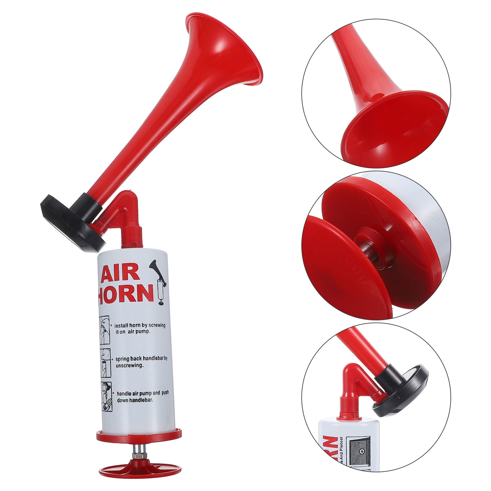 Worgeous Sports Air Horn Handheld Air Horn ABS Red Men Dark Conditions ...