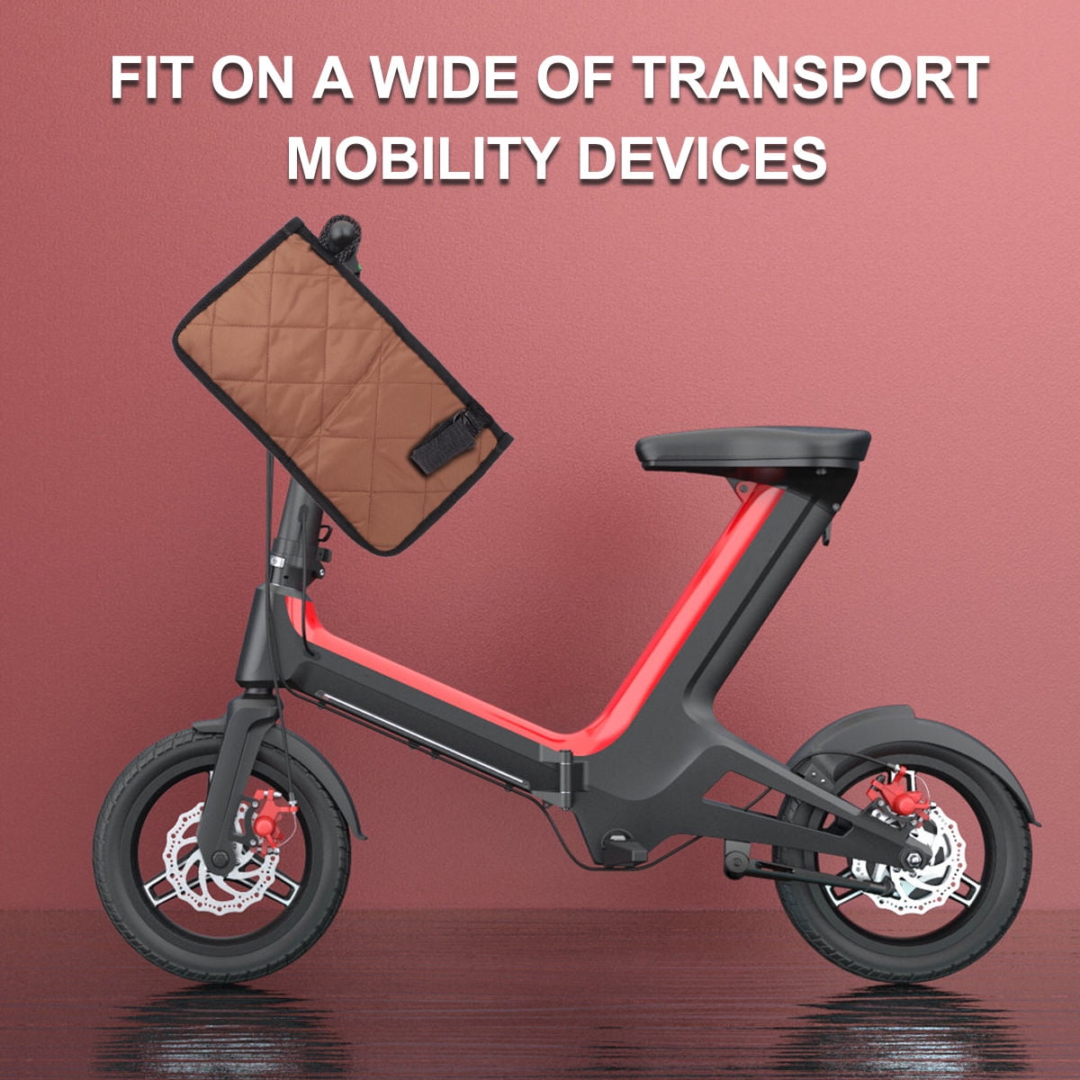 Worgeous Handrail Storage Bag Lateral Electric Wheelchair Side Coffee ...