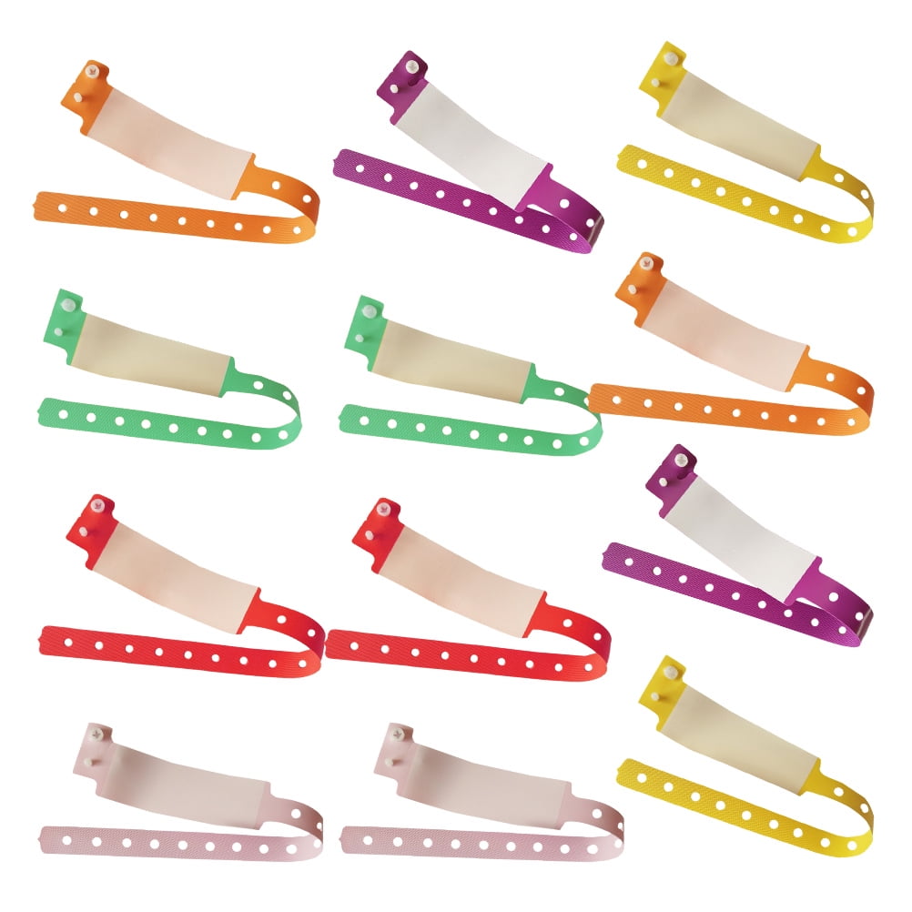 Worgeous Handwritten ID Waterproof PVC Wristbands Soft Adjustable Bands ...