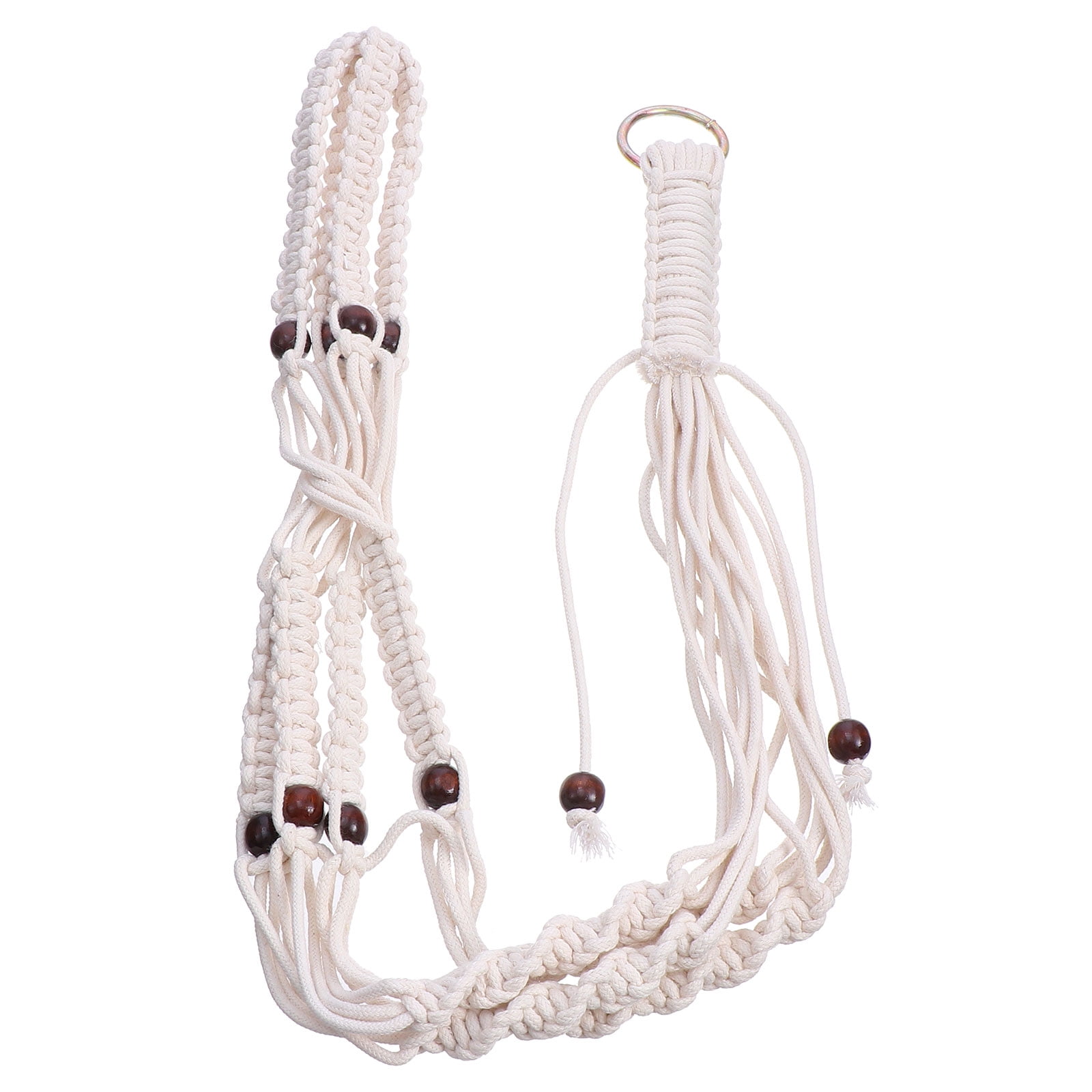 Worgeous Hanging Basket Net Bag Baskets Rope Flower Pot Plant Hangers ...