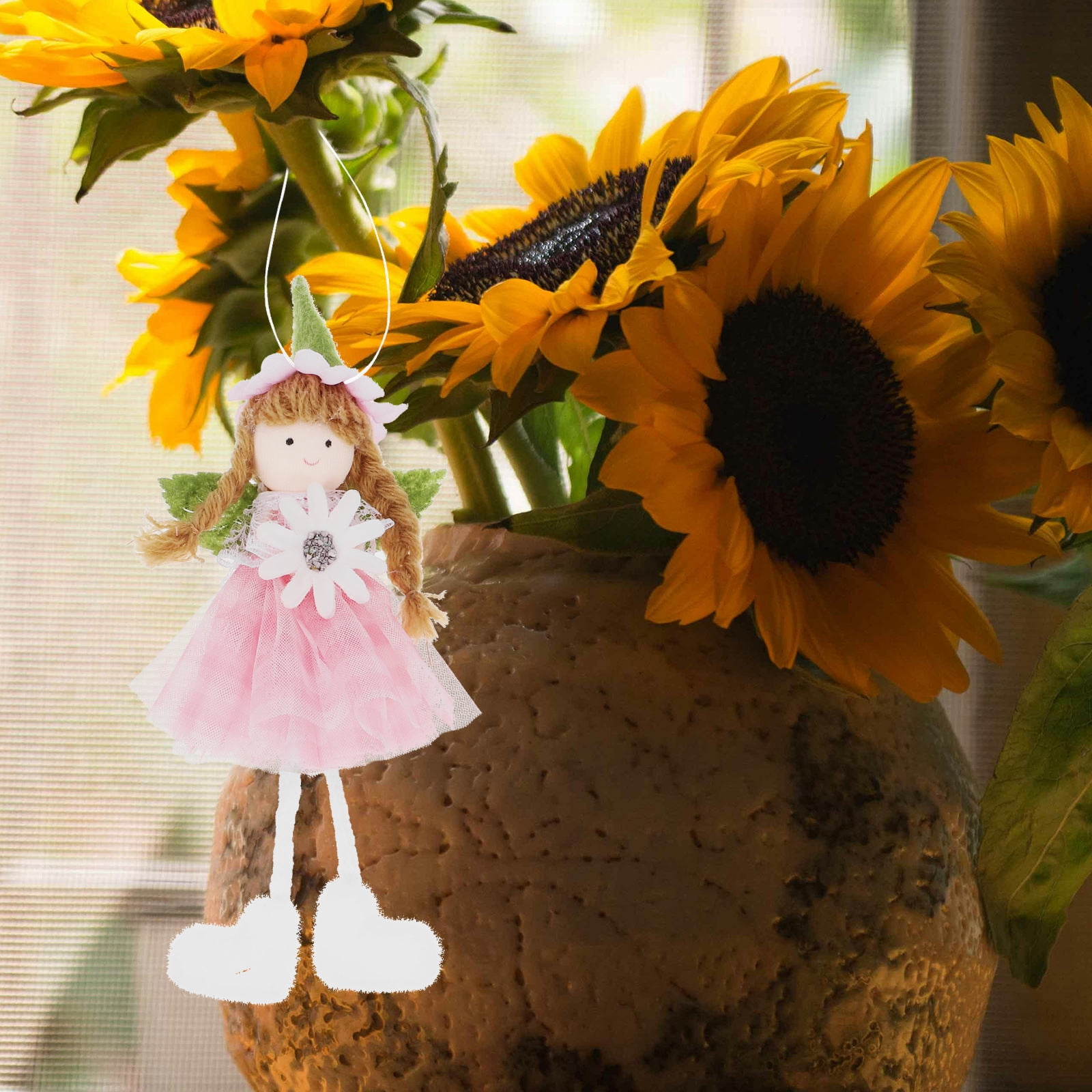 Worgeous Hanging Flower Doll Spring Doll Pendant Trendy Decor Spring ...