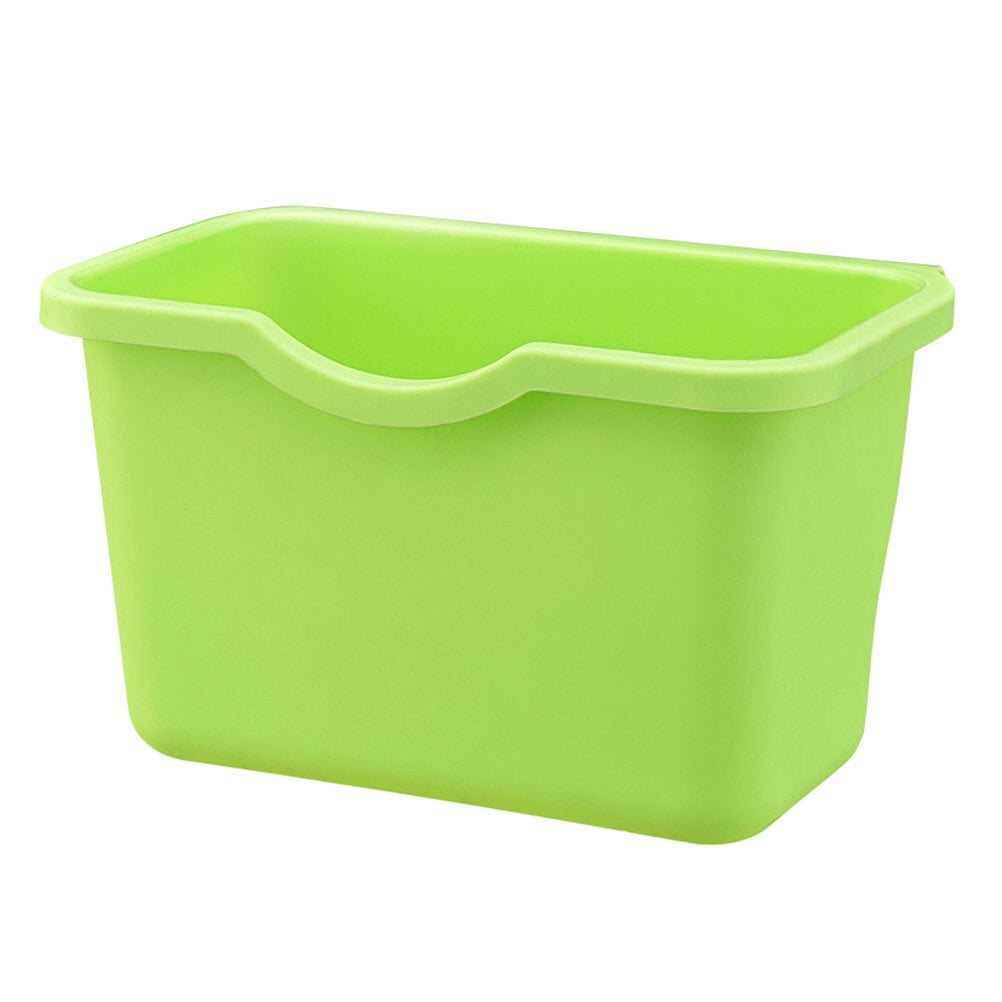 Worgeous Recycle Trash Can Green Plastic 1Pcs 8.3x5.3x4.9In - Walmart.com