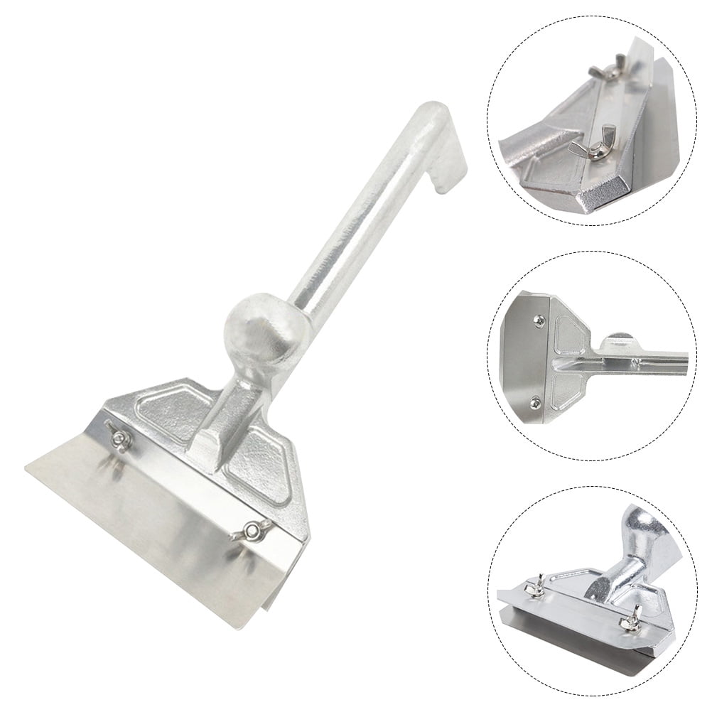 Worgeous Heavy Duty BBQ Scraper with 420 Stainless Steel for Cleaning ...