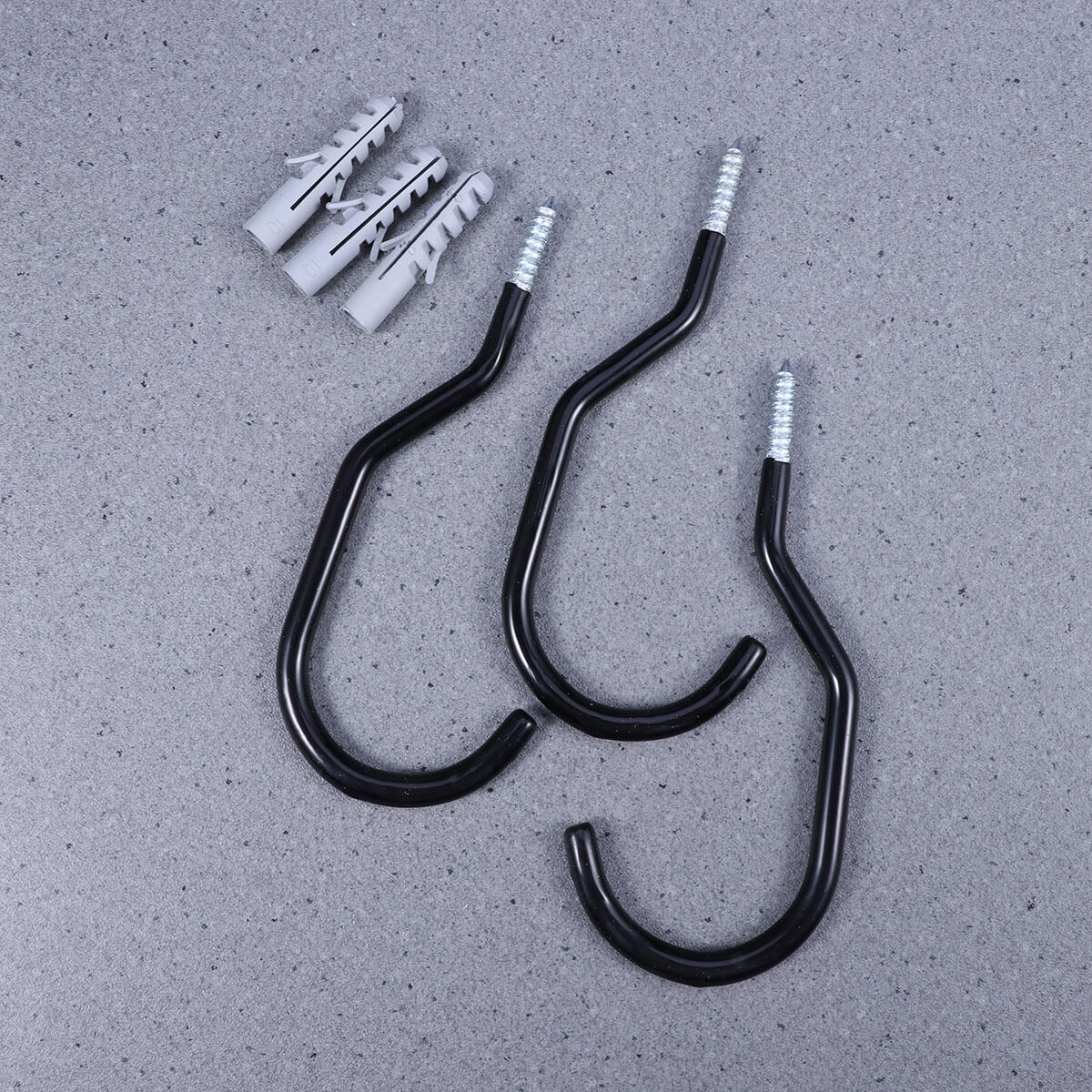 CIMAXIC Garage Bike Hooks Bike Garage Hanger Heavy Duty Black for ...