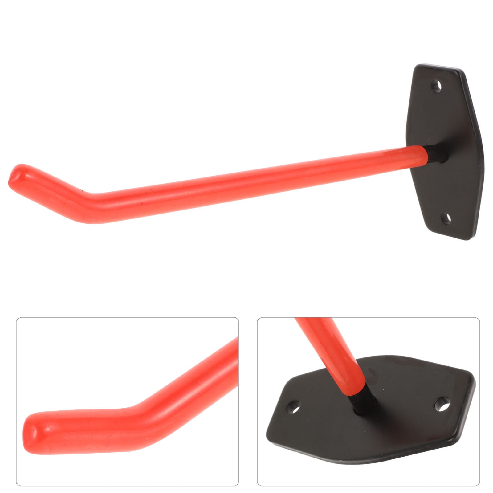 Worgeous Heavy Duty Metal Wall Mount Hooks for Home Use Orange Color 5 ...