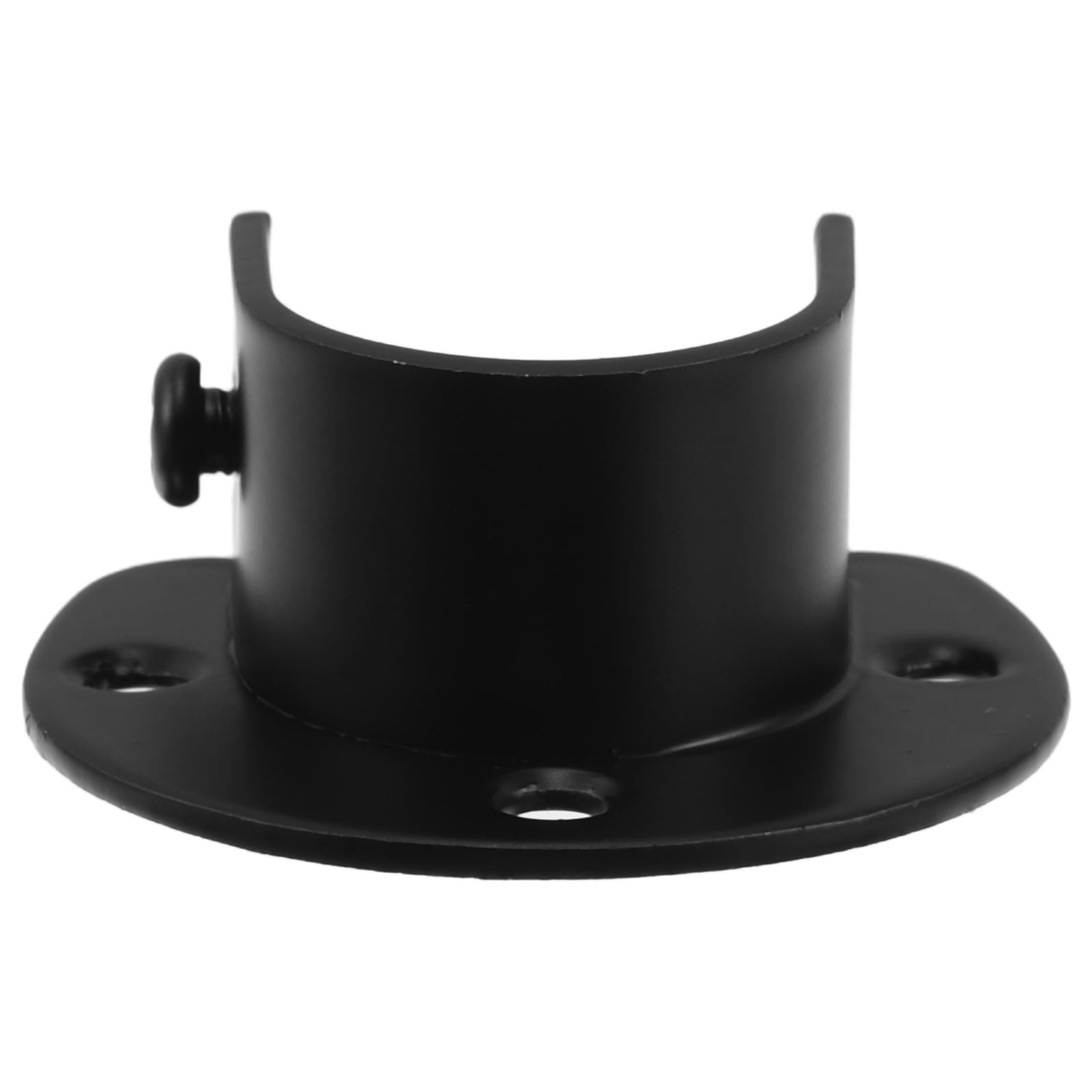 Worgeous Heavy Duty Stainless Steel Flange Bracket Metal Closet Rod ...