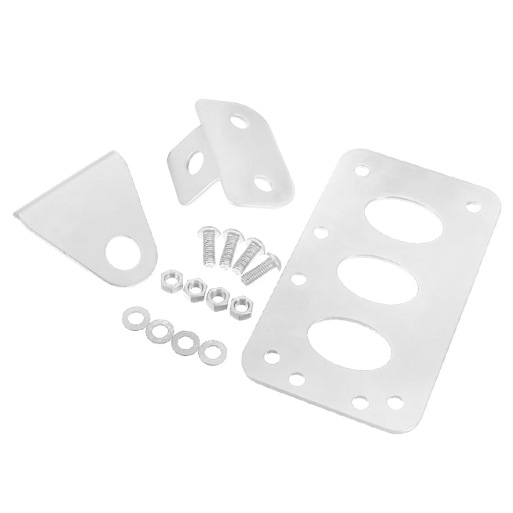 Worgeous HeavyDuty Black Metal License Plate Mounting Bracket for Car ...