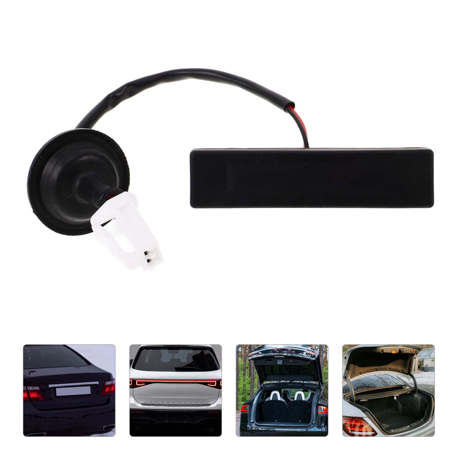 RENACLIPY Replacement Tailgate Switch Trunk Release Button Black Rubber ...