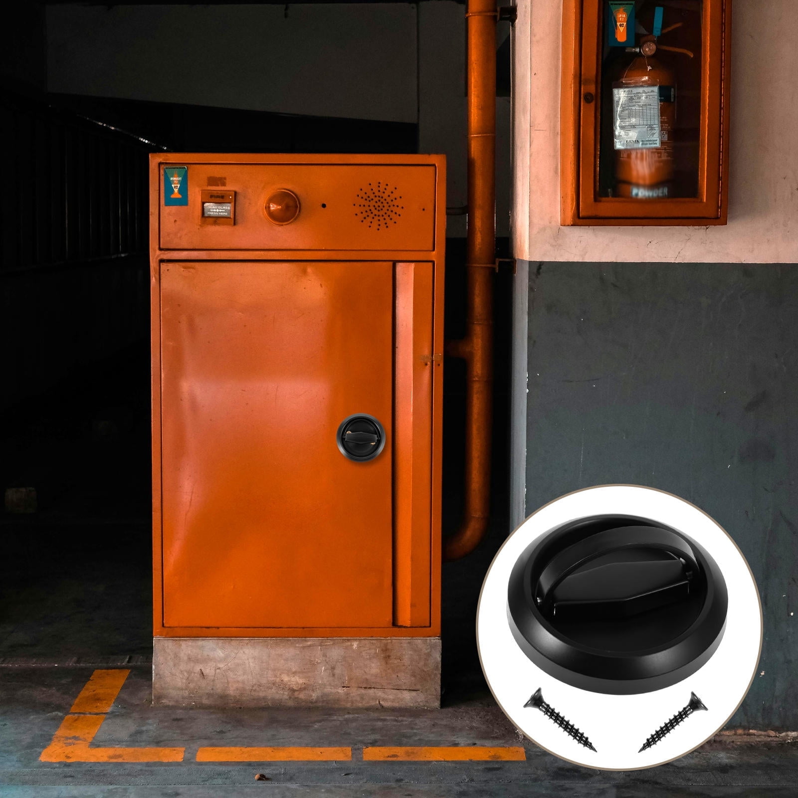 Accompai Fire Hydrant Box Pull Handle Stainless Steel 1Set 3.0x3.0x0 ...