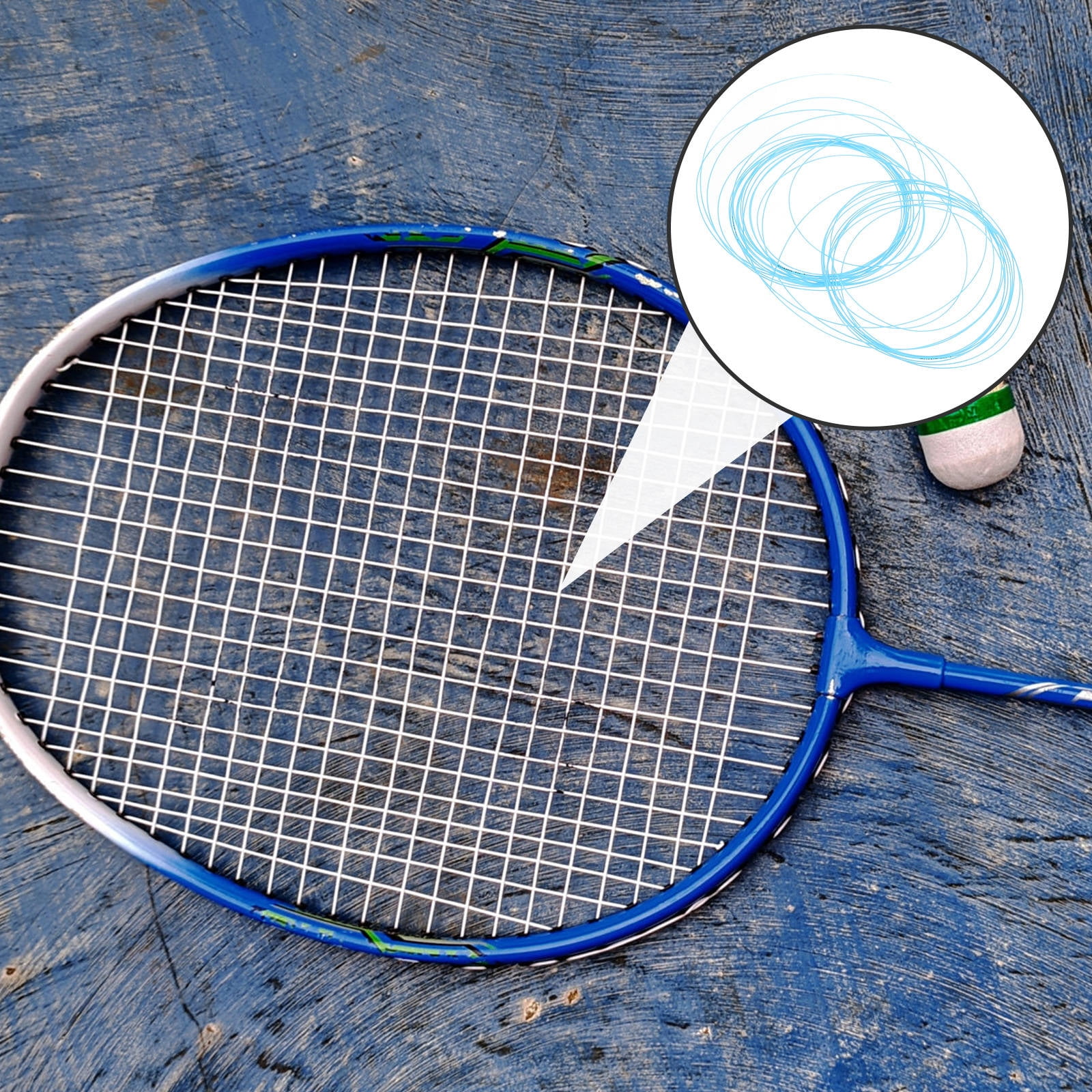 Phenofice Badminton String Nylon Durability Competitive Matches Blue ...