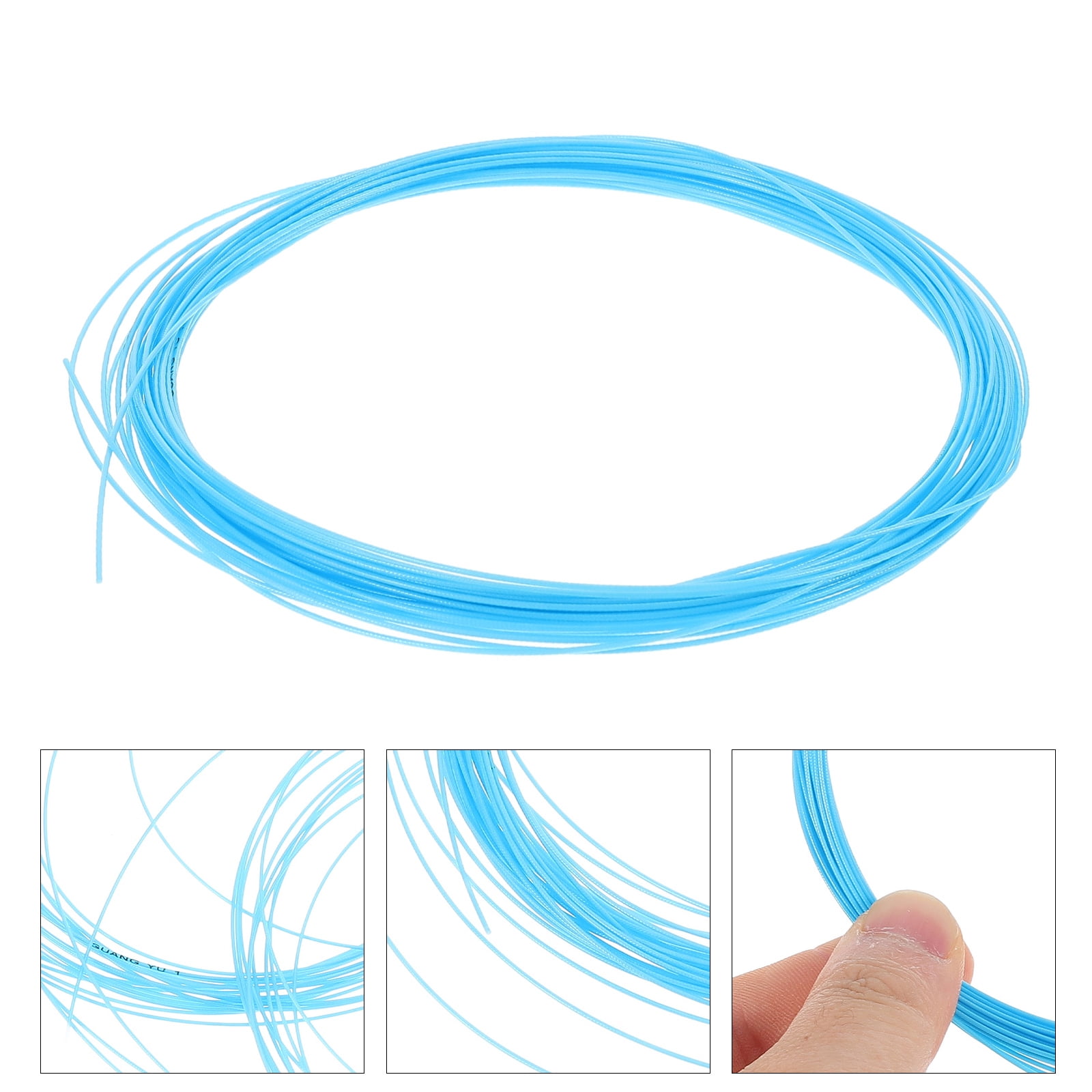 Worgeous High Elasticity Nylon Badminton Racket String Replaceable ...