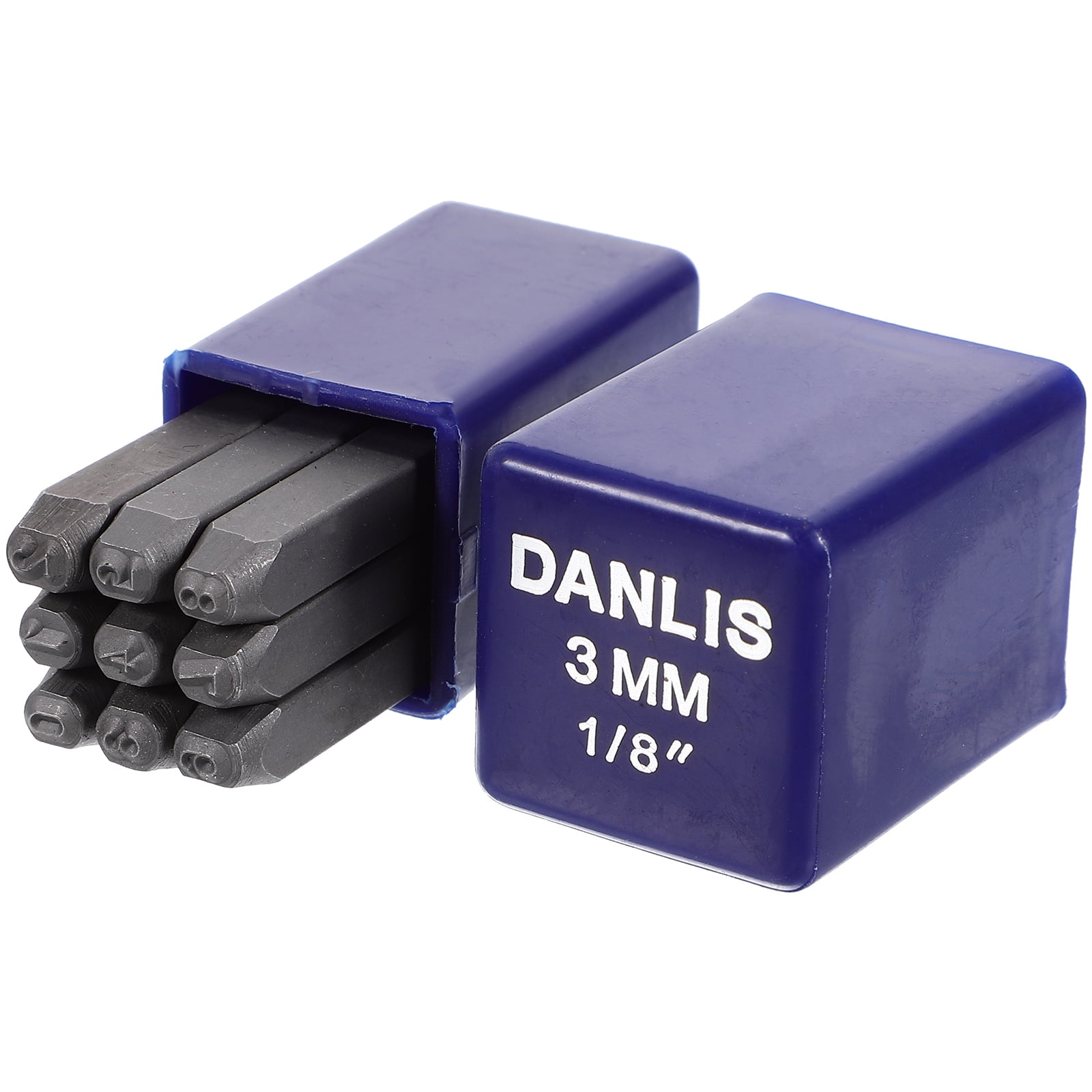 Worgeous High Hardness Steel Number Ball Pein Hammer Hand Punch Metal ...