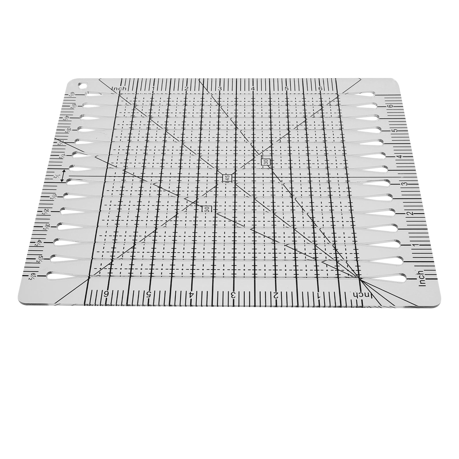 Worgeous High Precision Quilting Ruler for Fabric Cutting Transparent ...