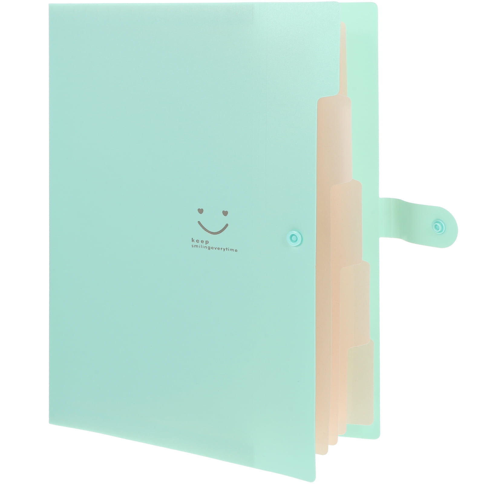 COMPUKAS Elegant Paper Organizer Green 1Pcs 12.77X9.43X0.79in Accordion ...