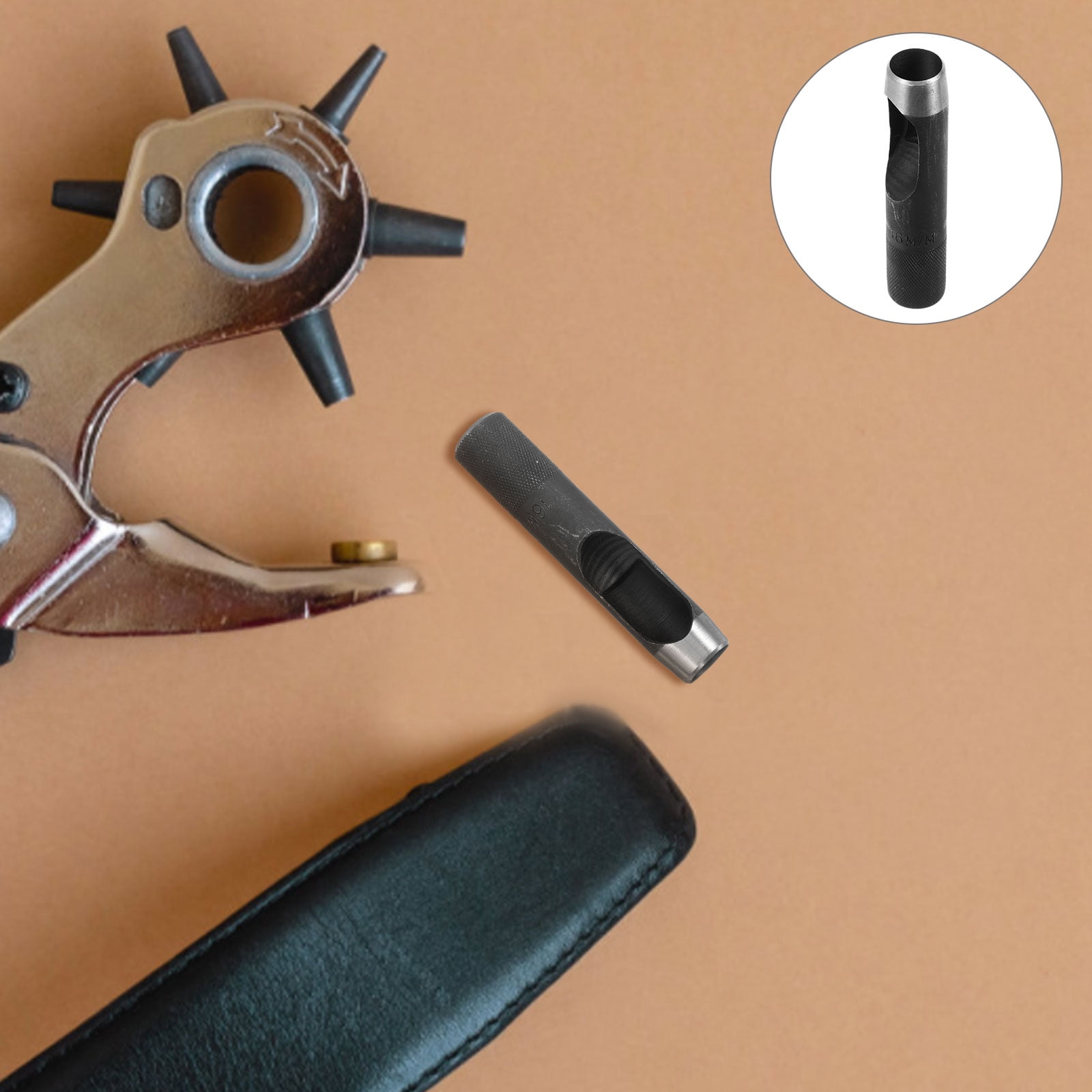 Worgeous Hollow Hole Punch Tool Leather Punching Tool Leather Hole ...