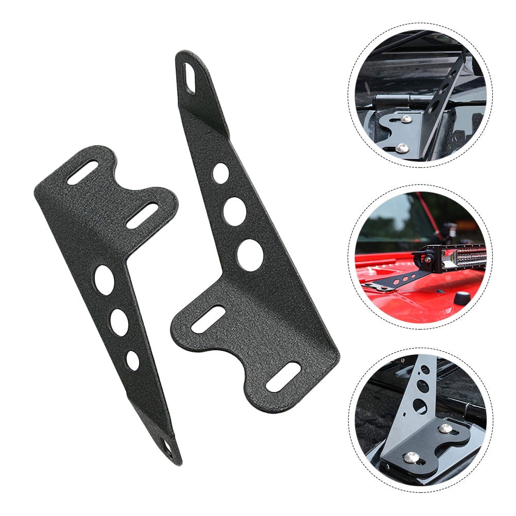 Worgeous Bracket Light Hood Bracket Black 1 Pair - Walmart.com