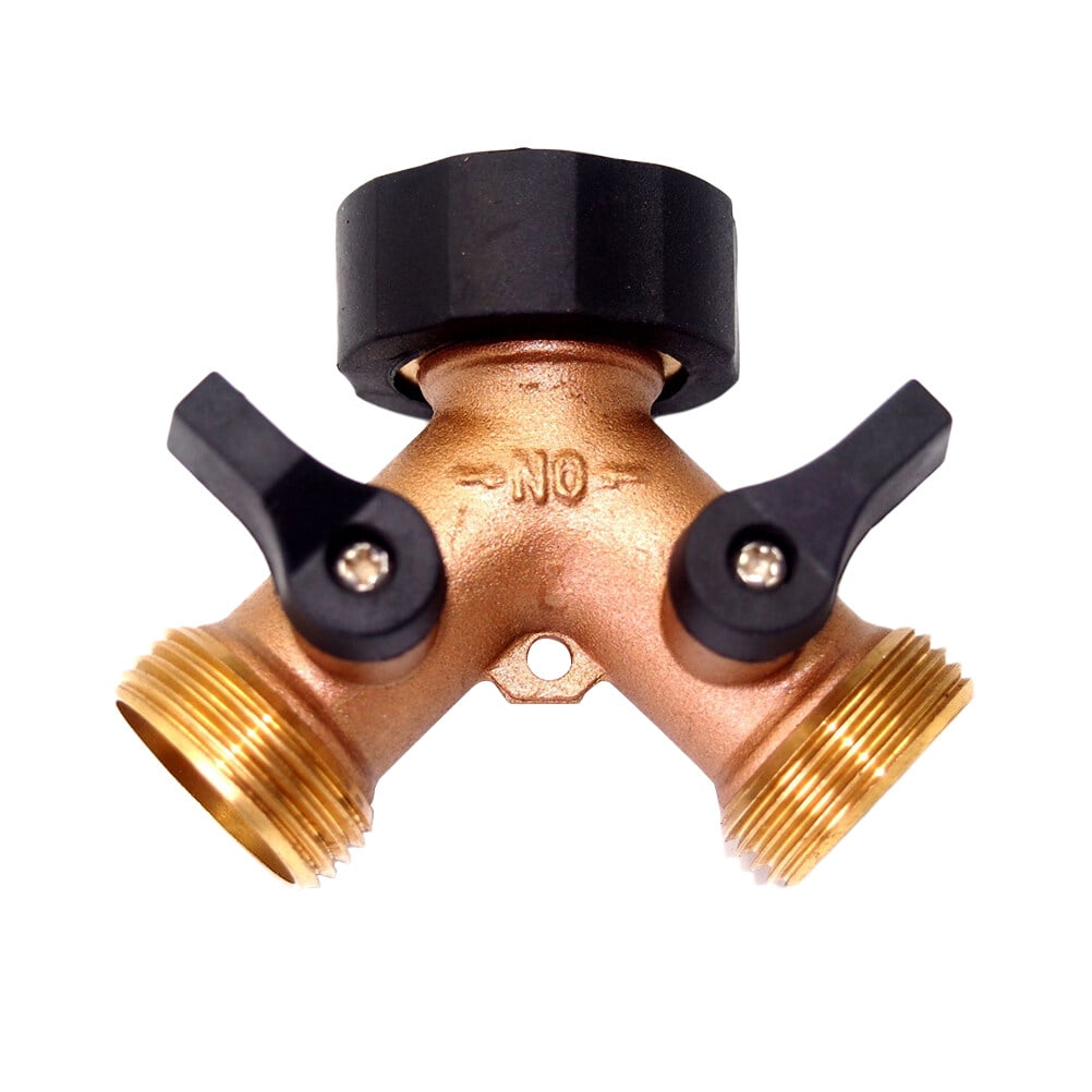 Worgeous Hose Connector with 2 Way Shut Off Valves for Easy Water Flow ...