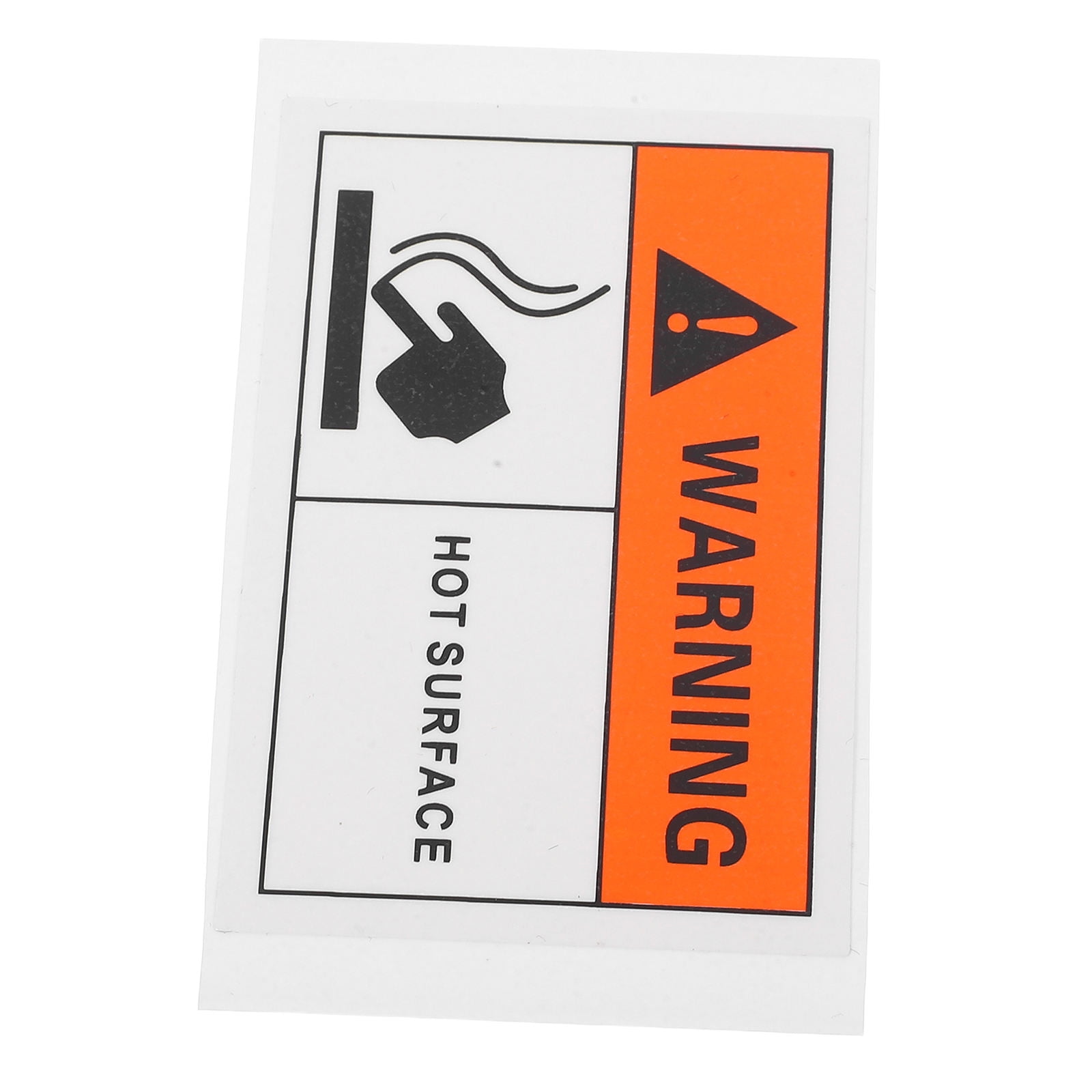 Worgeous Hot Surface Warning Sign Plastic Caution Hot Surface Labels ...