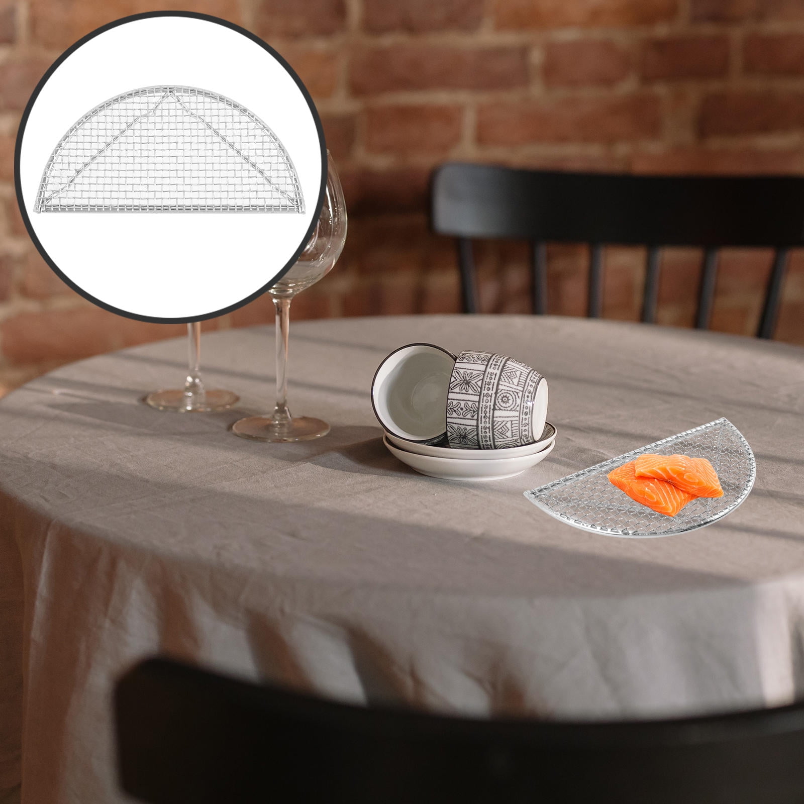 Worgeous Household Grill Net Barbecue Net Stainless Steel Grill Mesh ...