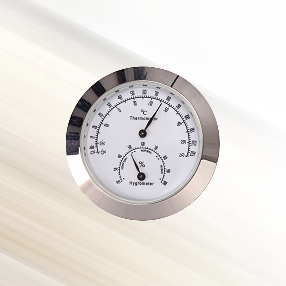 Worgeous Guitar Humidity Gauge B103 Silver Hygrometer Office 1Pack 1.7 ...