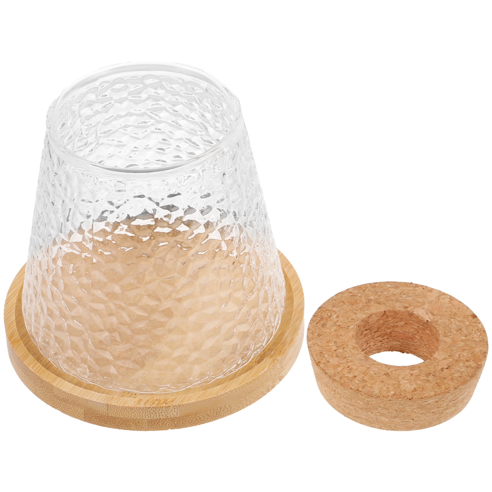 RENACLIPY Transparent Glass Volcano Shaped Hydroponic Vase for Wedding ...