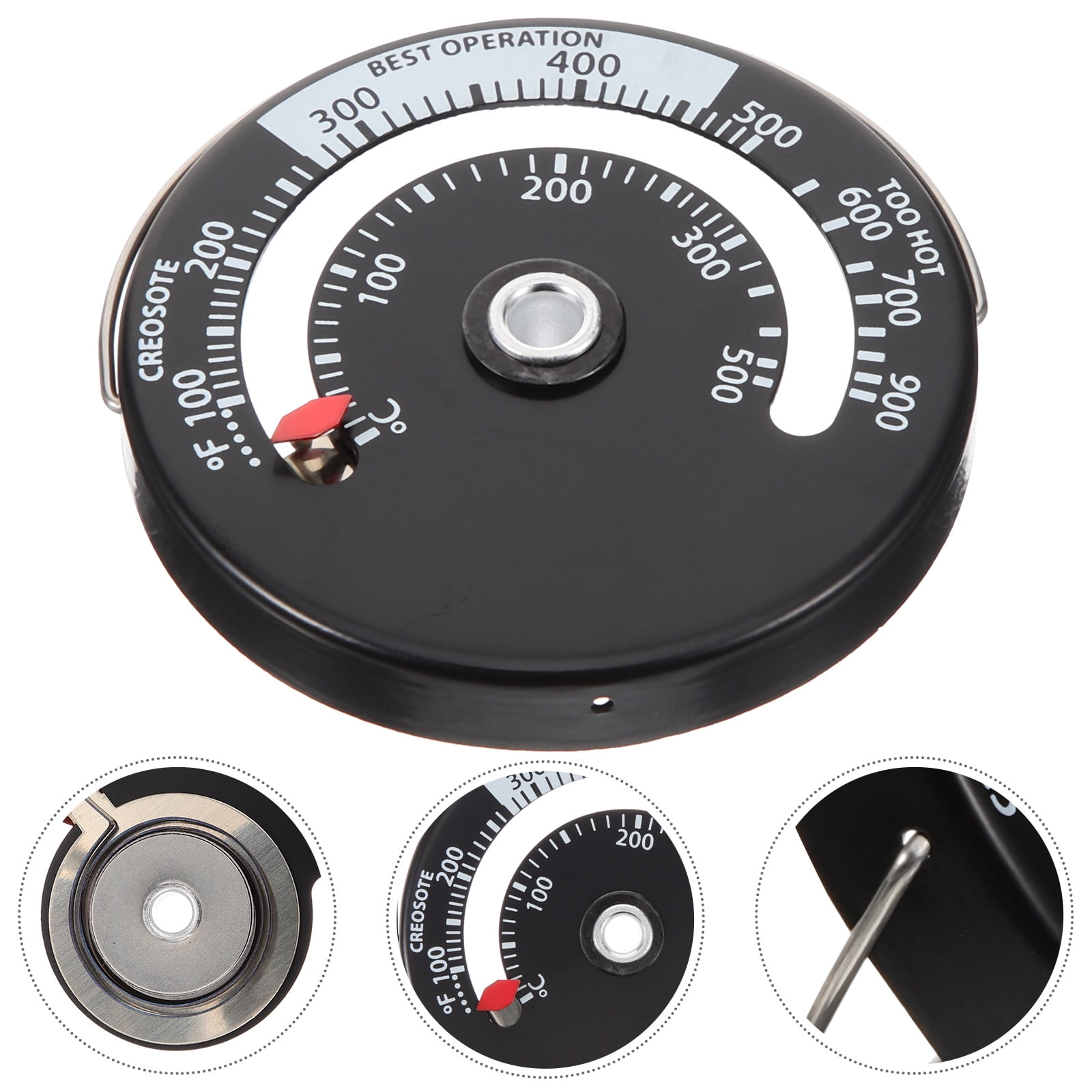 Worgeous Hygrometer Thermometer Wall Mount Temperature Gauge ...